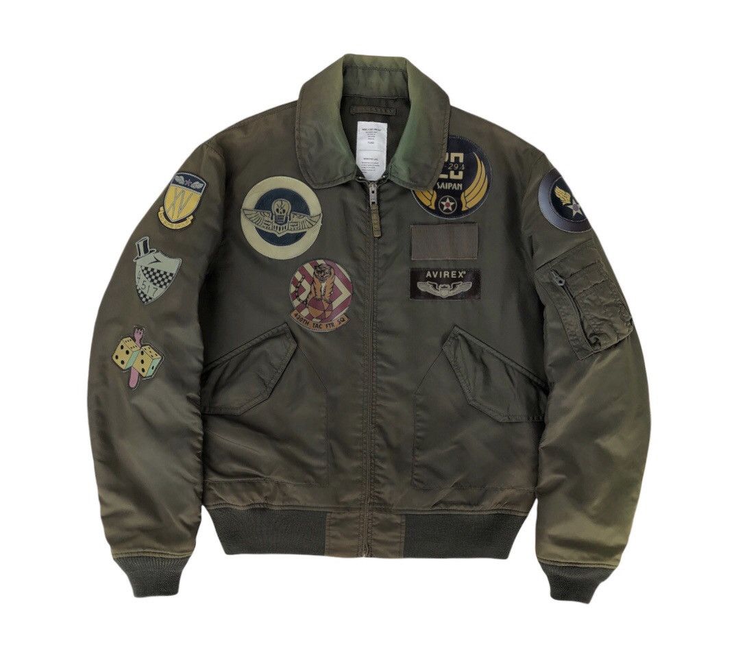 Vintage 🔥Vintage USAF MA-1 Flight Jacket with Patches by Avirex | Grailed