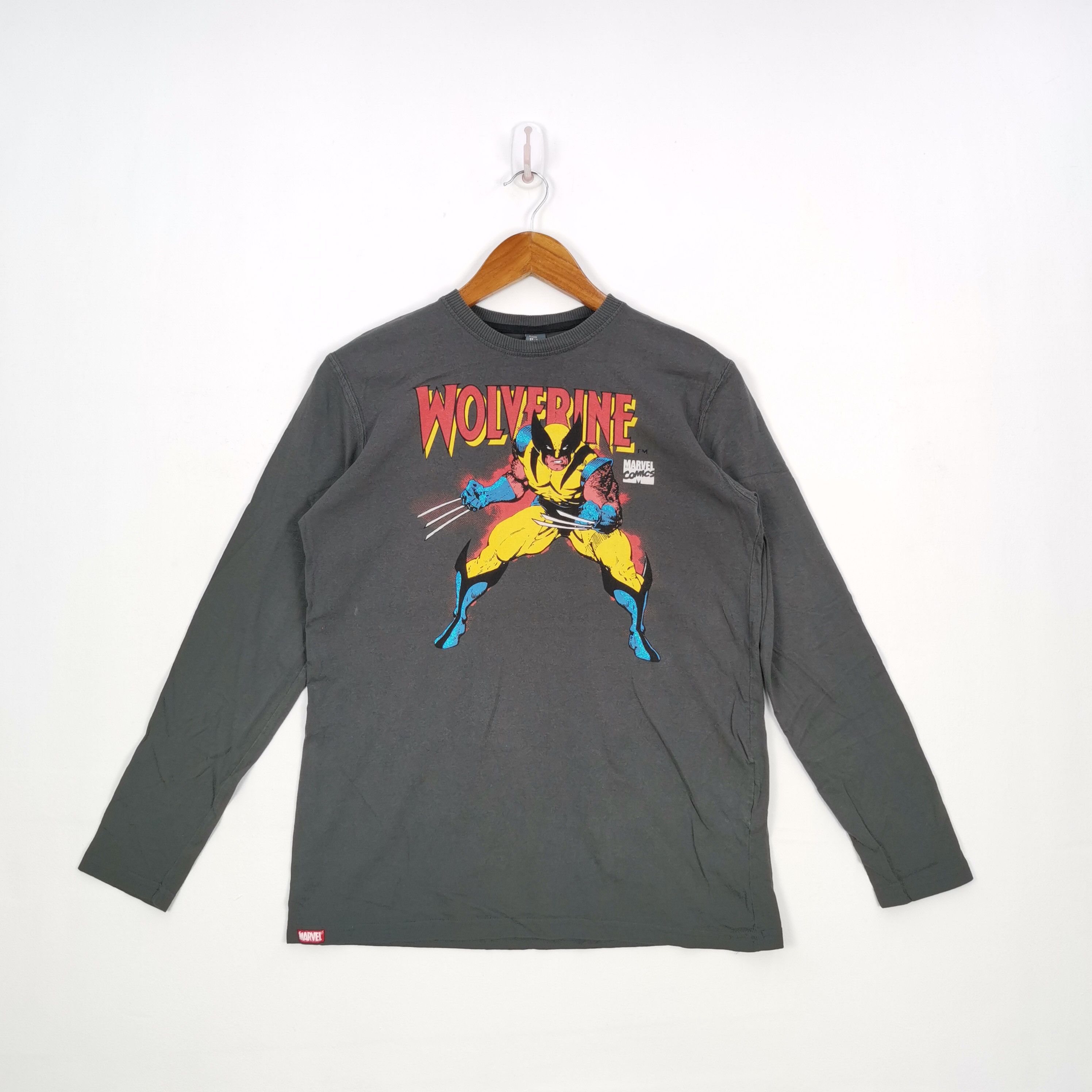 Marvel Comics Vintage Wolverine T-Shirt Marvel Cartoon Comics Tee | Grailed
