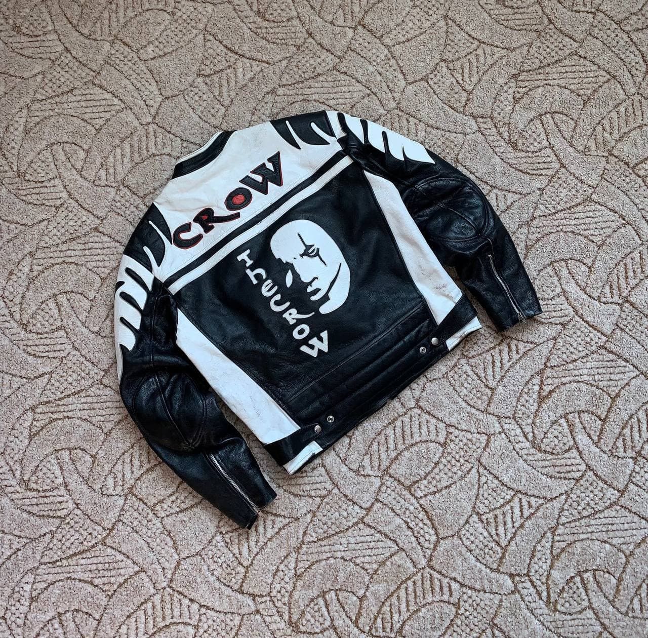 Vintage 🕸️RARE🕸️VTG The Crow full leather riding jacket. | Grailed
