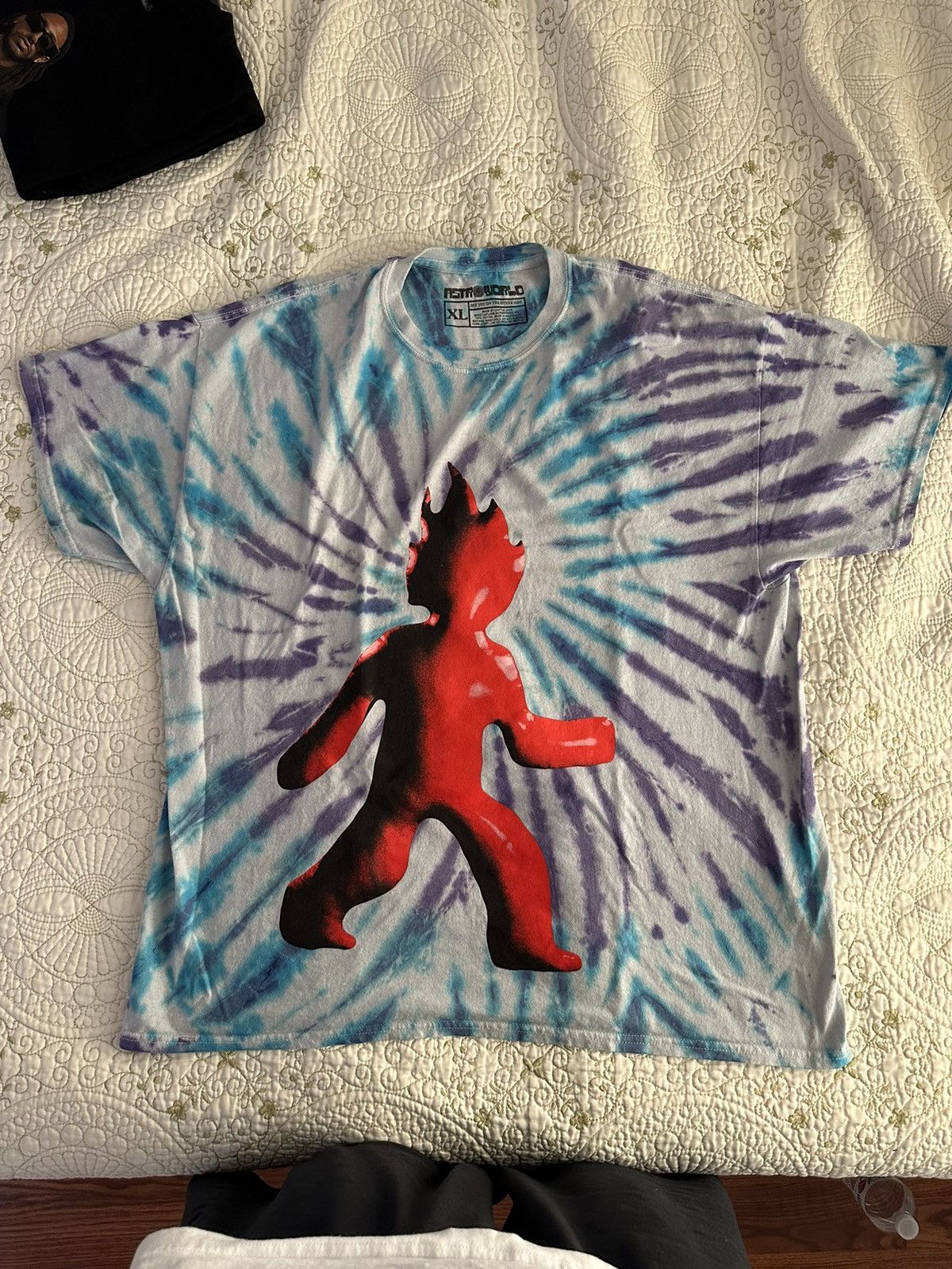 Travis Scott Travis Scott Astroworld 2021 Shirt Fire Guy | Grailed