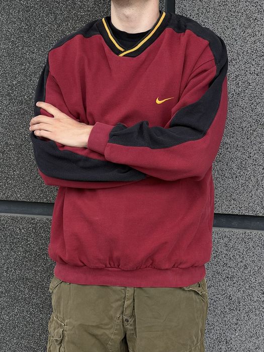 Nike Vintage Nike Oversized Sweatshirt Swoosh Logo Crewneck | Grailed