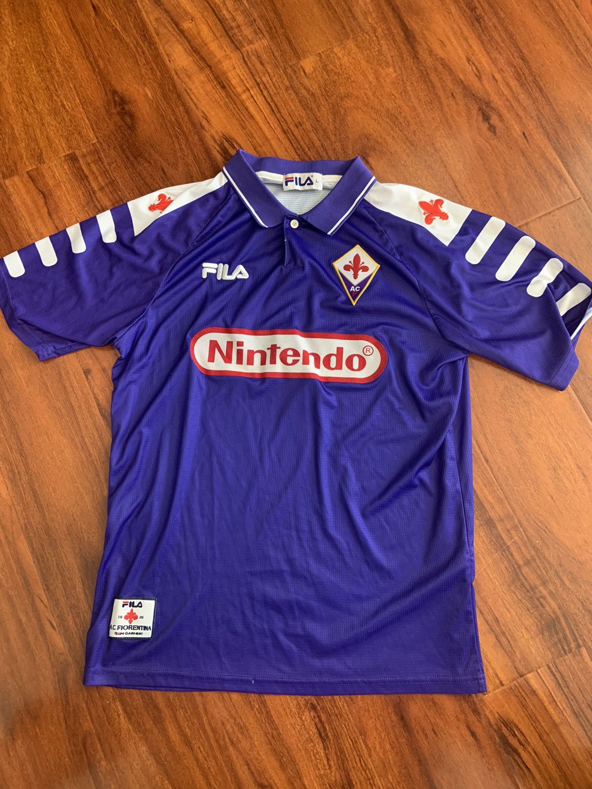 Fila fiorentina Home Jersey vintage Nintendo | Grailed