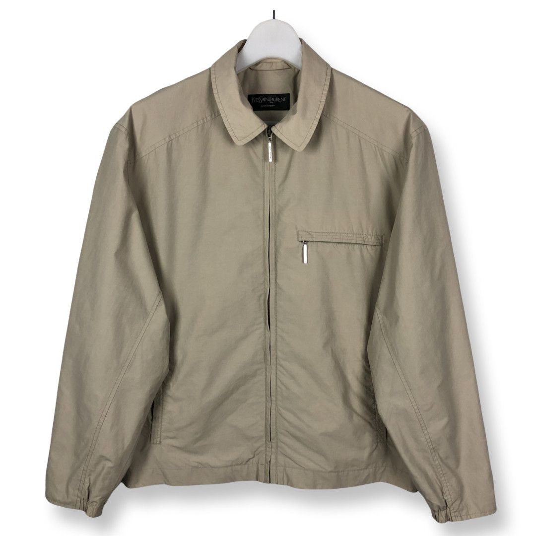 Yves Saint Laurent Yves Saint Laurent YSL Logo Harrington Jacket | Grailed