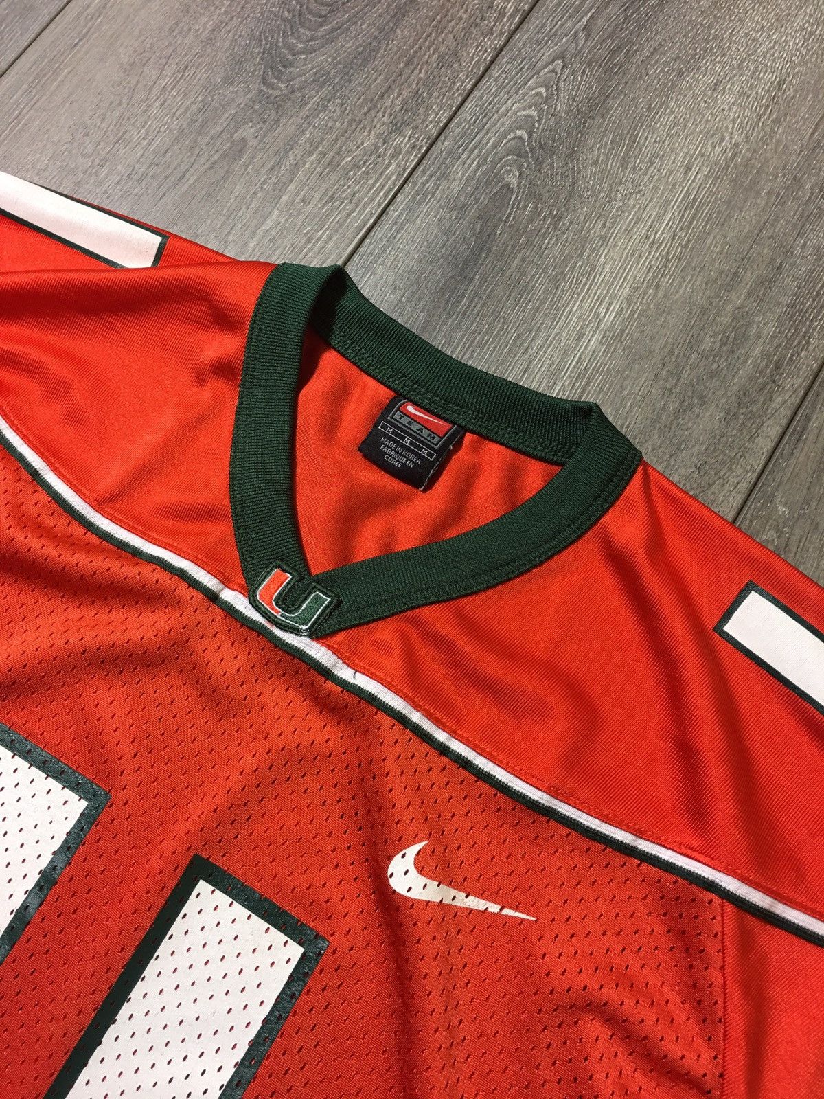 NFL × Nike × Vintage 2000s Nike Team Miami University Football Jersey ...
