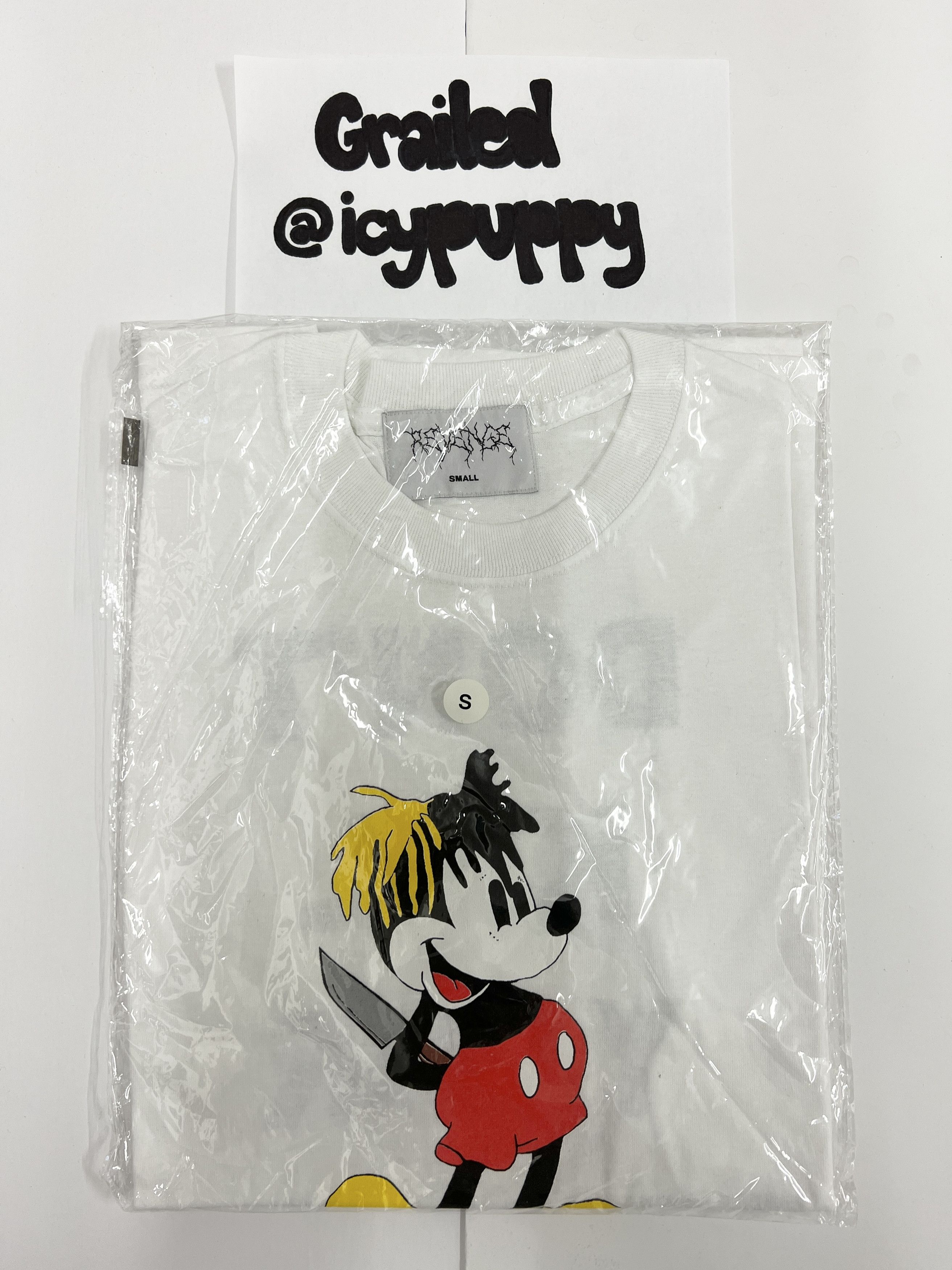 Revenge Revenge XXXtentacion White Mickey Tour Tee | Grailed