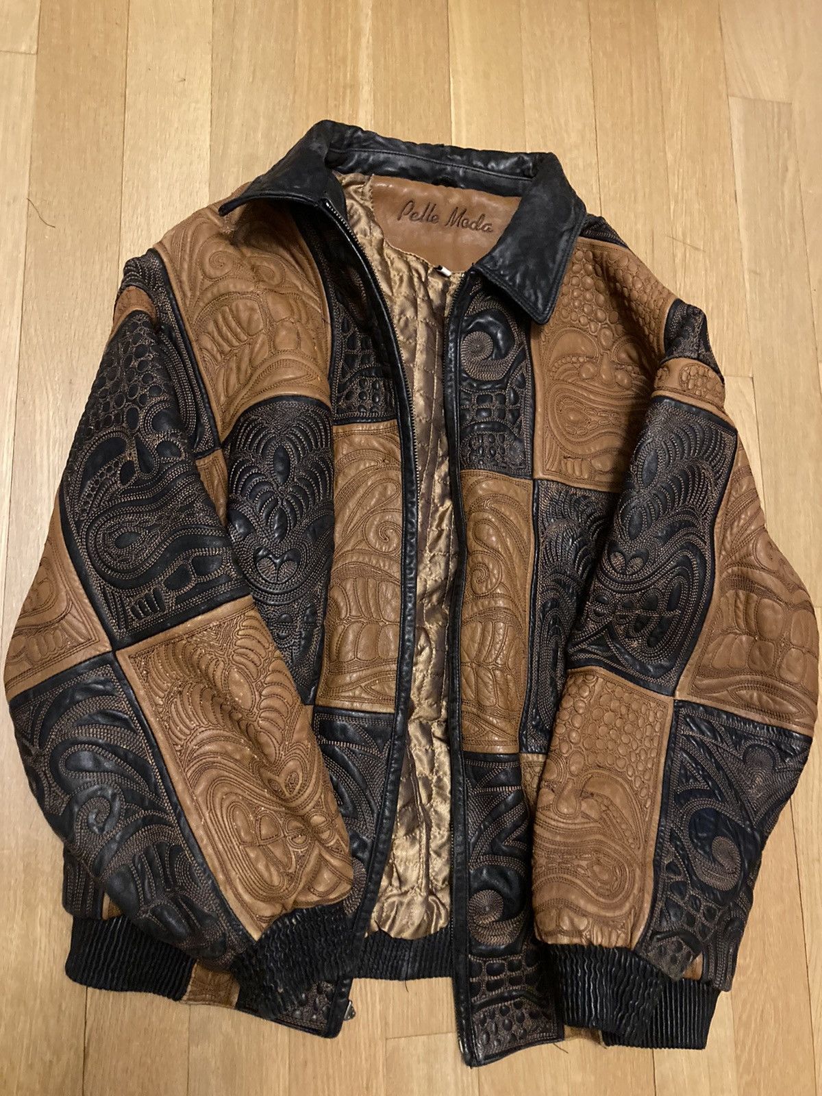 Leather Jacket “Pelle Moda” faces leather jacket | Grailed Leather Jacket “Pelle Moda” faces leather jacket | Grailed