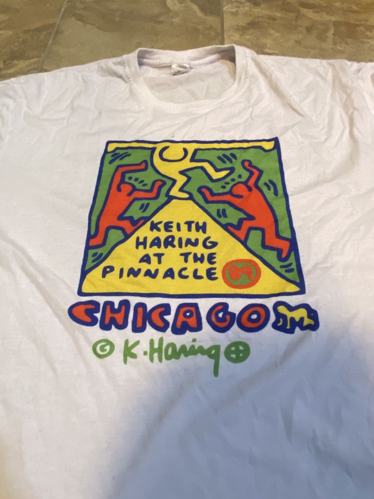 Keith Haring Rare Keith Haring Shirt from Event in Chicago | Grailed