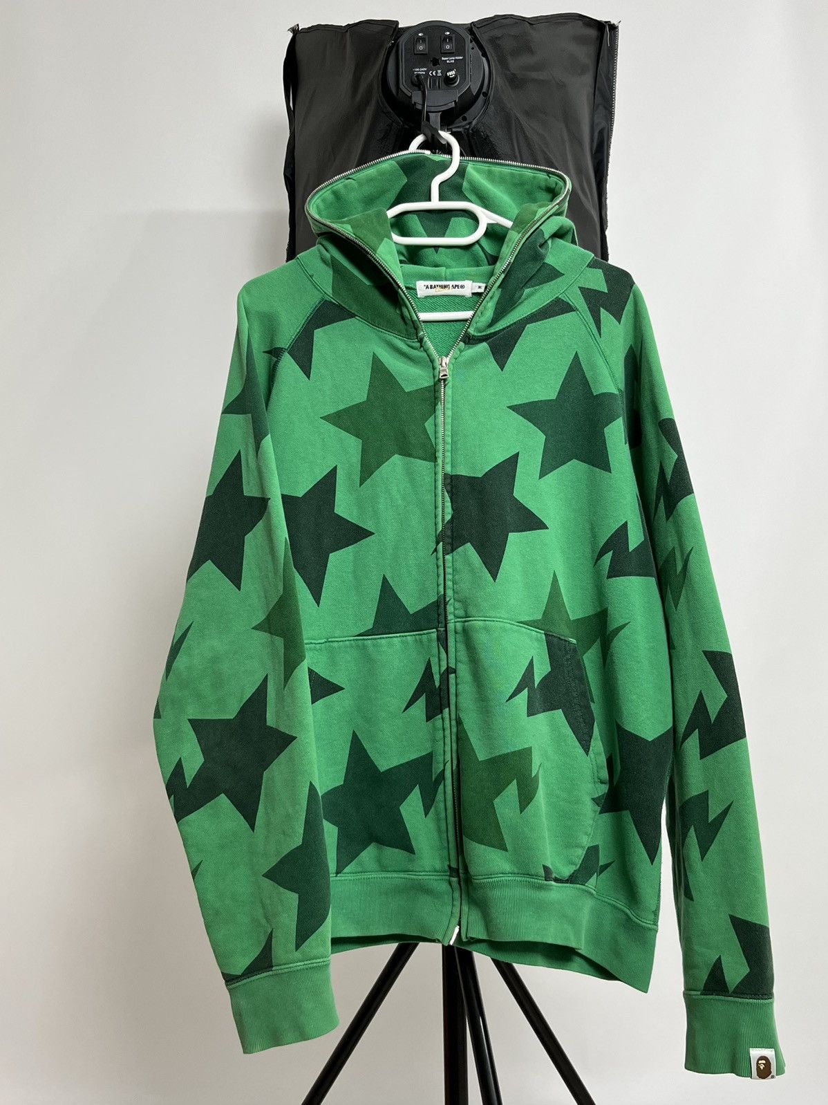 Bape × Vintage Bape Shibuya Limited Bapesta Full Zip hoodie | Grailed