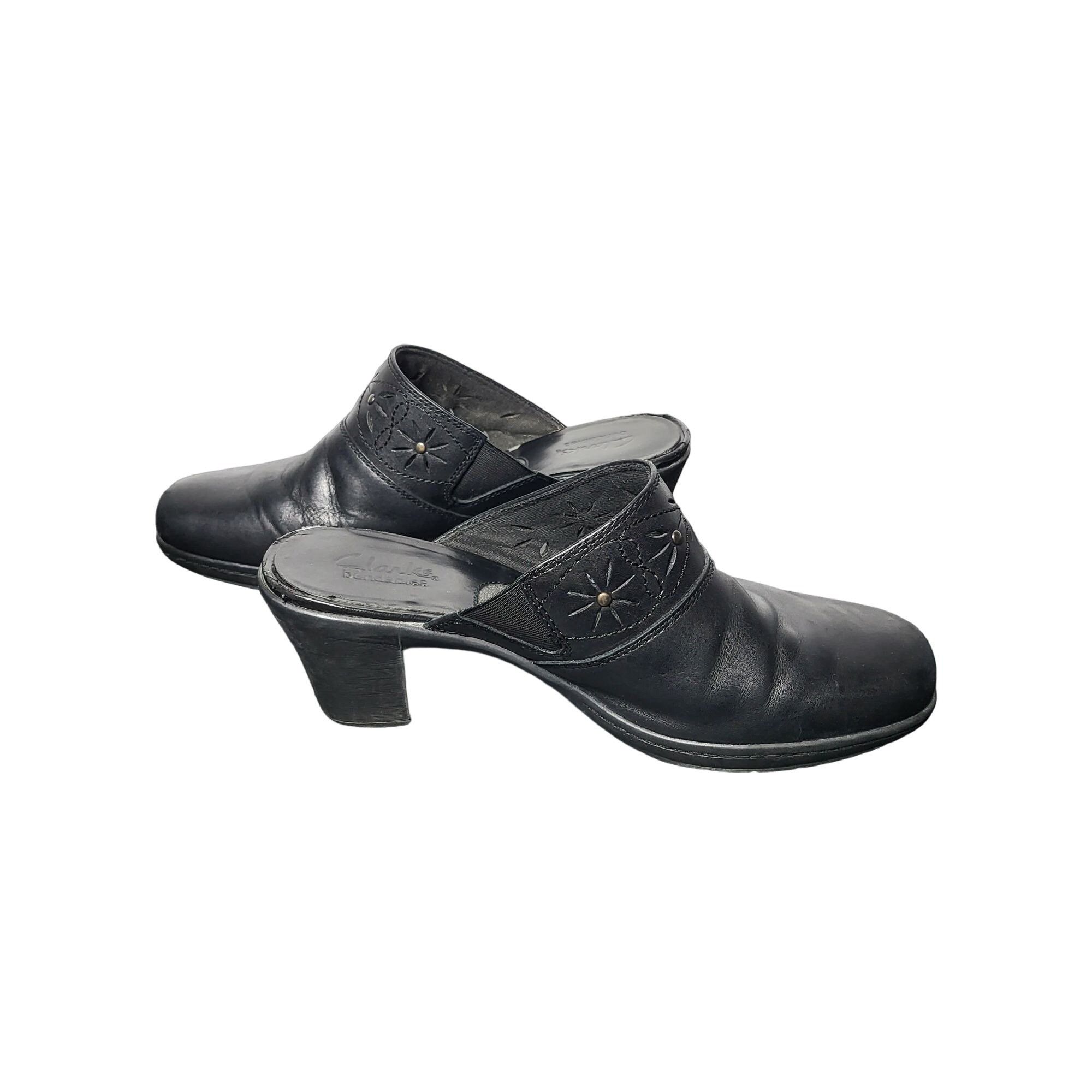 Clarks Clarks Bendables Leather Floral Cutout Slip On Wedge Heels | Grailed