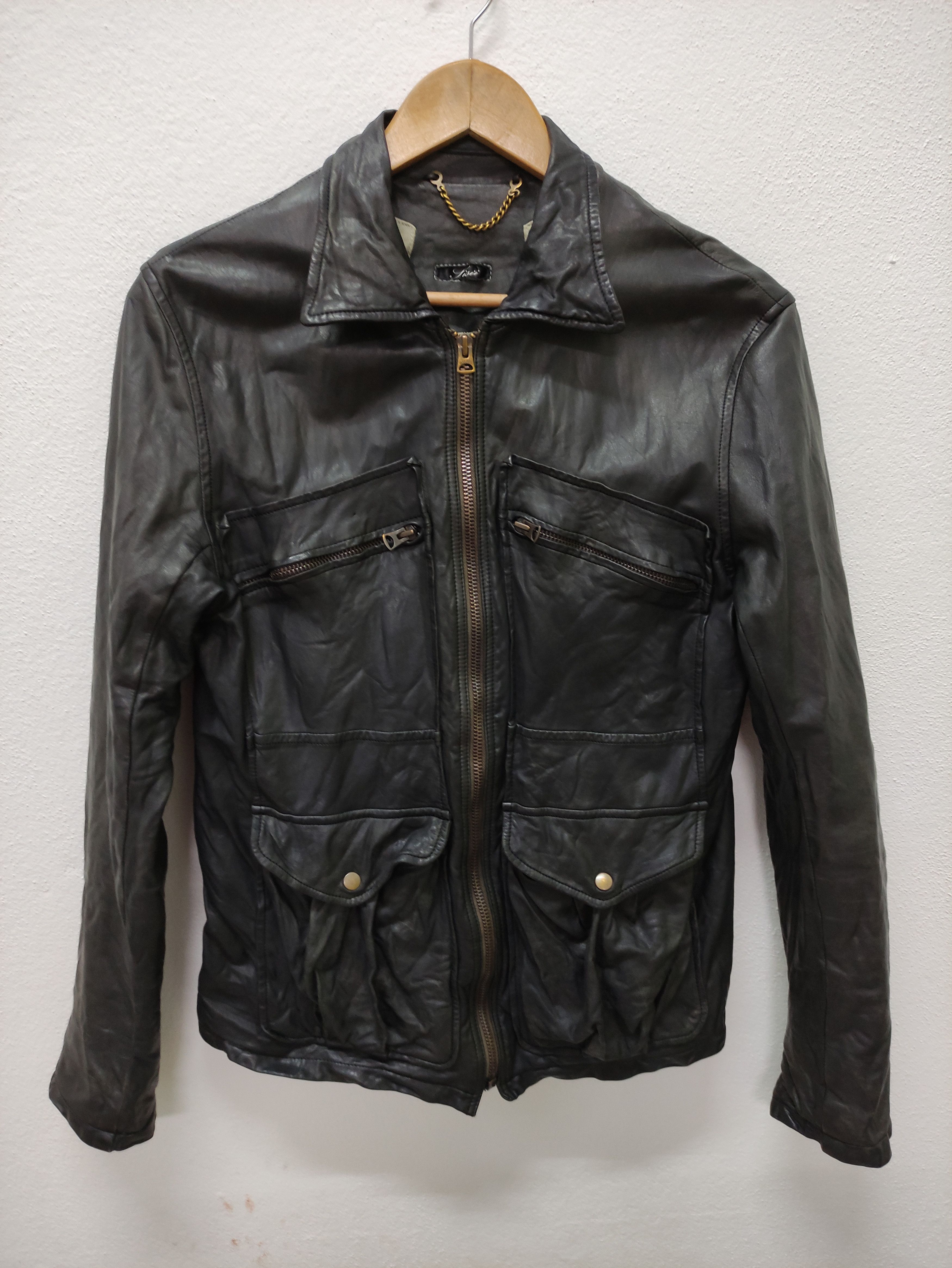 Leather Sisii Leather Jacket Waldes Zipper Made in Japan | Grailed