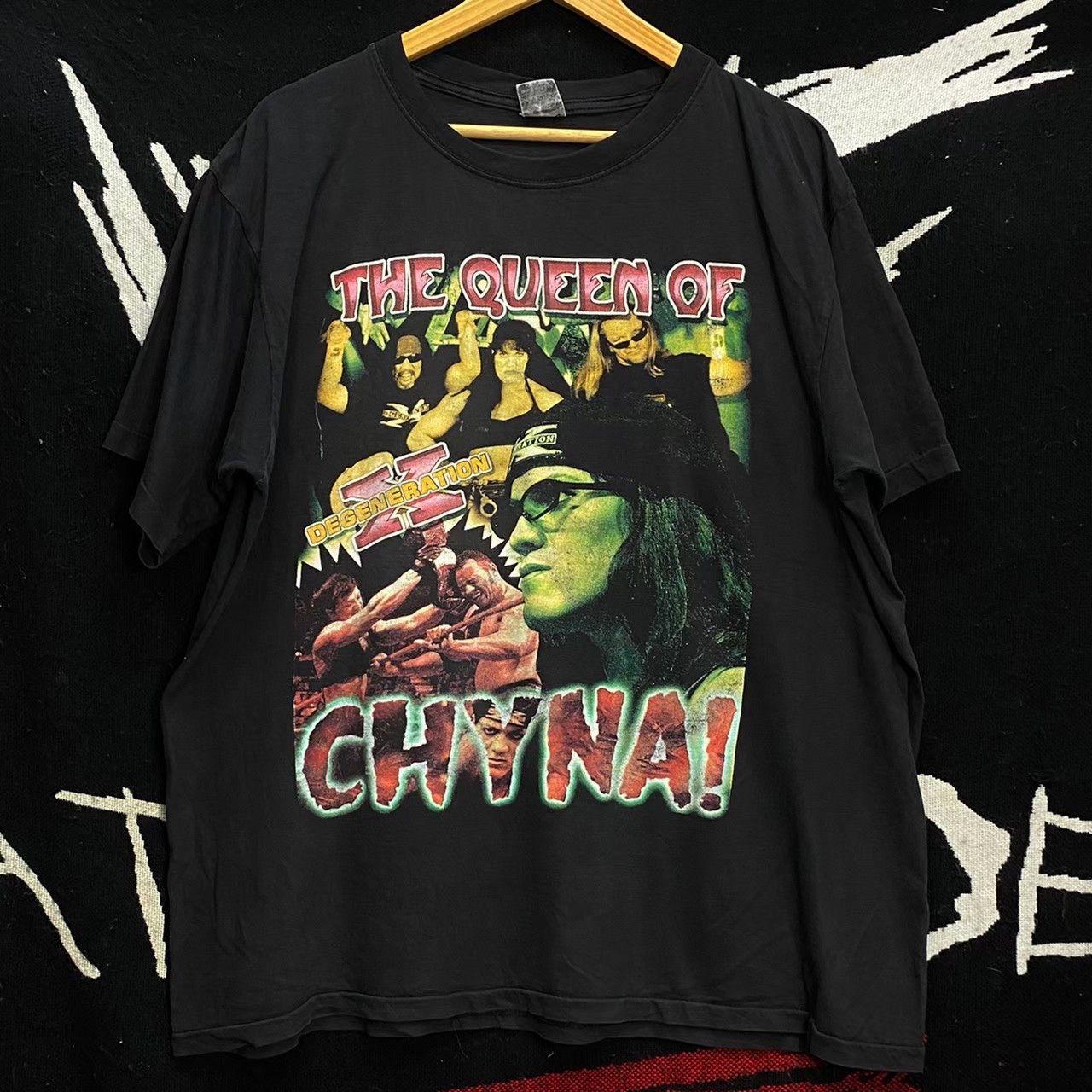 Rap Tees × Vintage × WWF CHYNA D-Generation X Bootleg Rap Tee Vintage ...