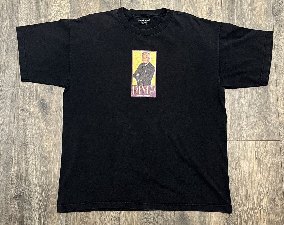 Streetwear × Vintage Vintage Serial Killer Bob Barker “PIMP” Tee | Grailed