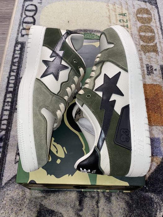 Bape A Bathing Ape Bape SK8 Sta Olive (2022) | Grailed