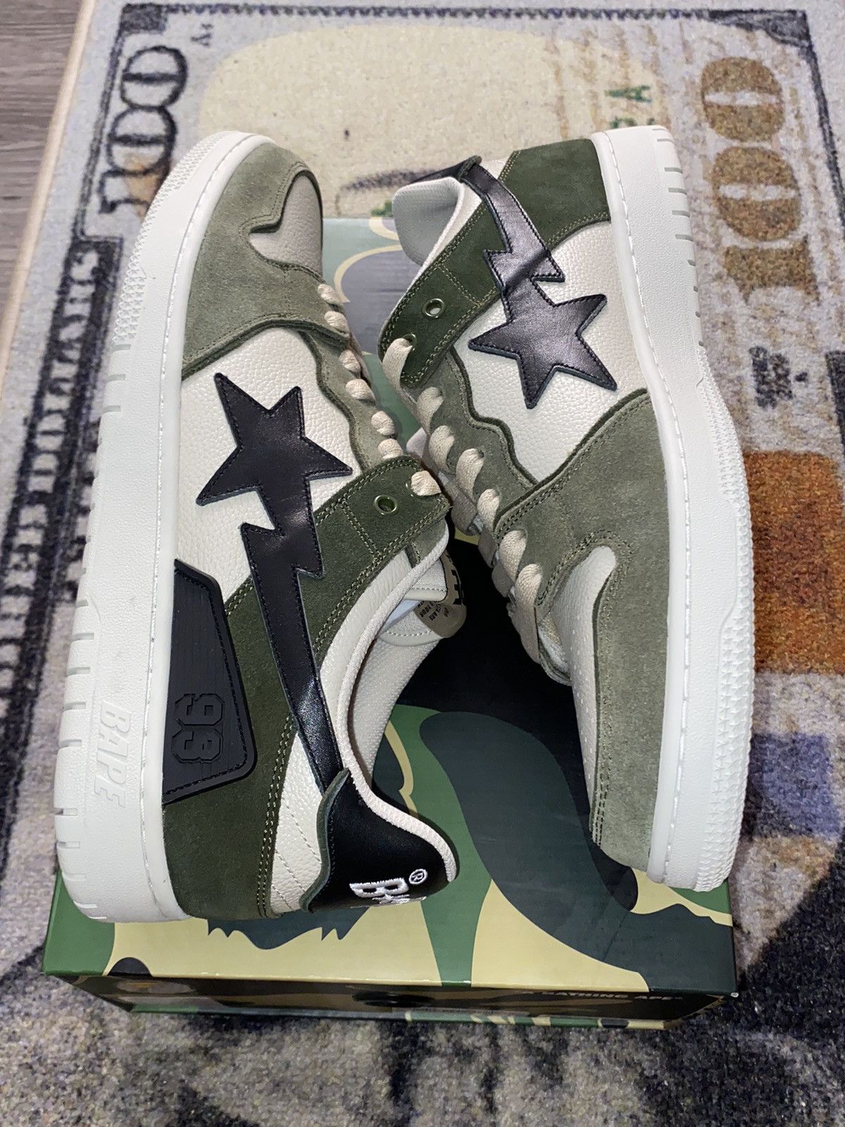 Bape A Bathing Ape Bape SK8 Sta Olive (2022) | Grailed
