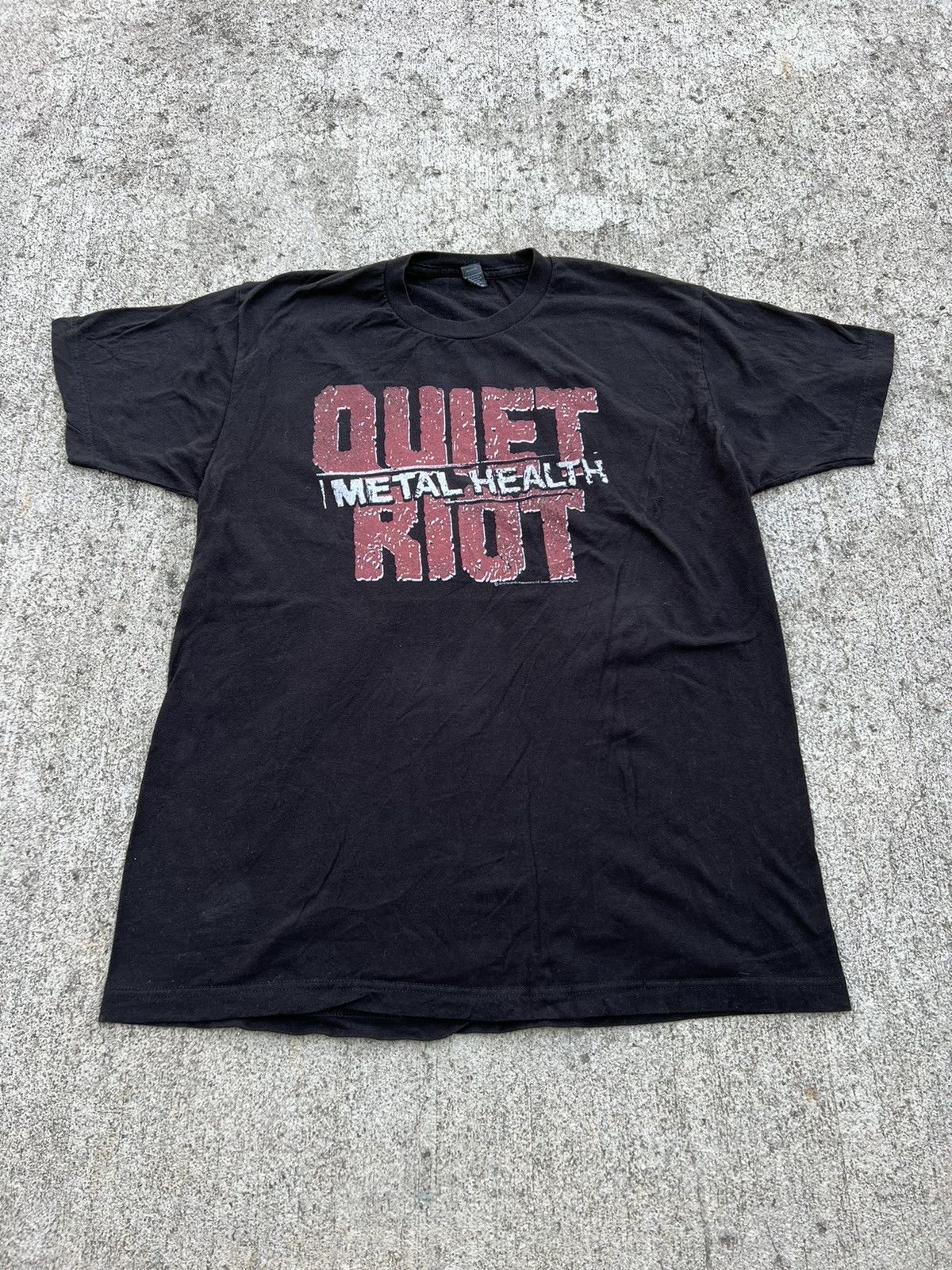 Band Tees × Streetwear Quiet Riot Rock Band Tee Mental Health | Grailed