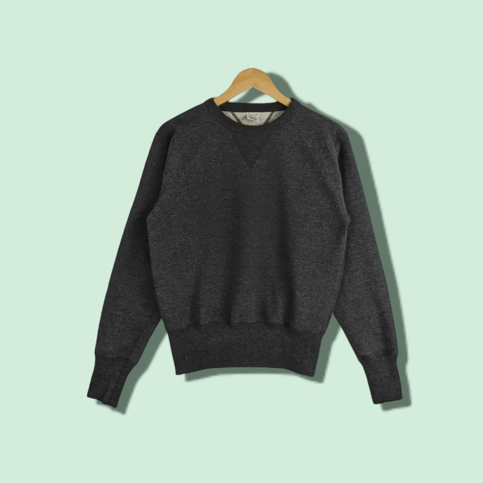 Vintage Vintage 90's OLD CARE'S Plain Grey Sweatshirt | Grailed