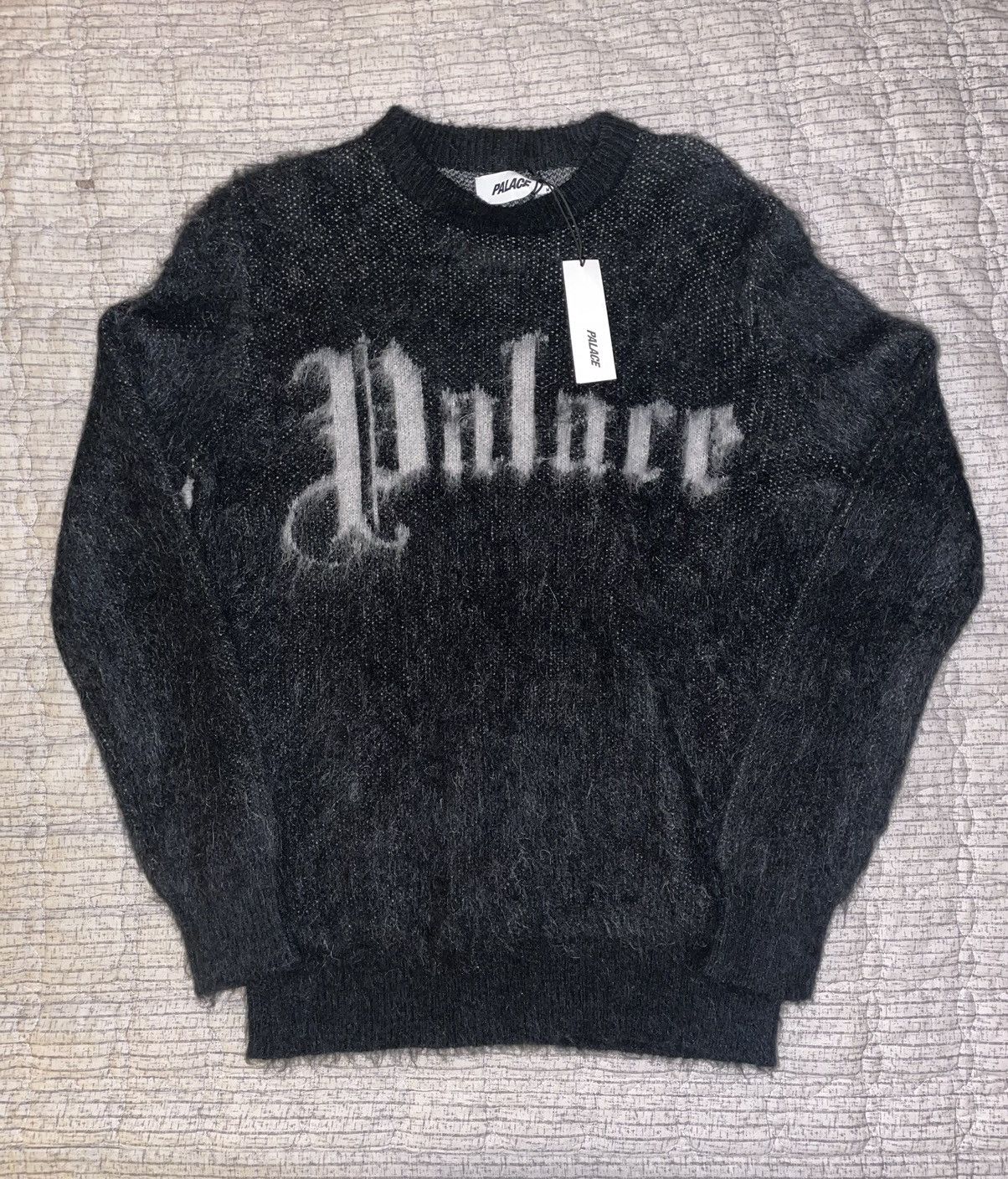 Palace Palace Ye Olde Palace Knit Sweater Black Size Medium | Grailed