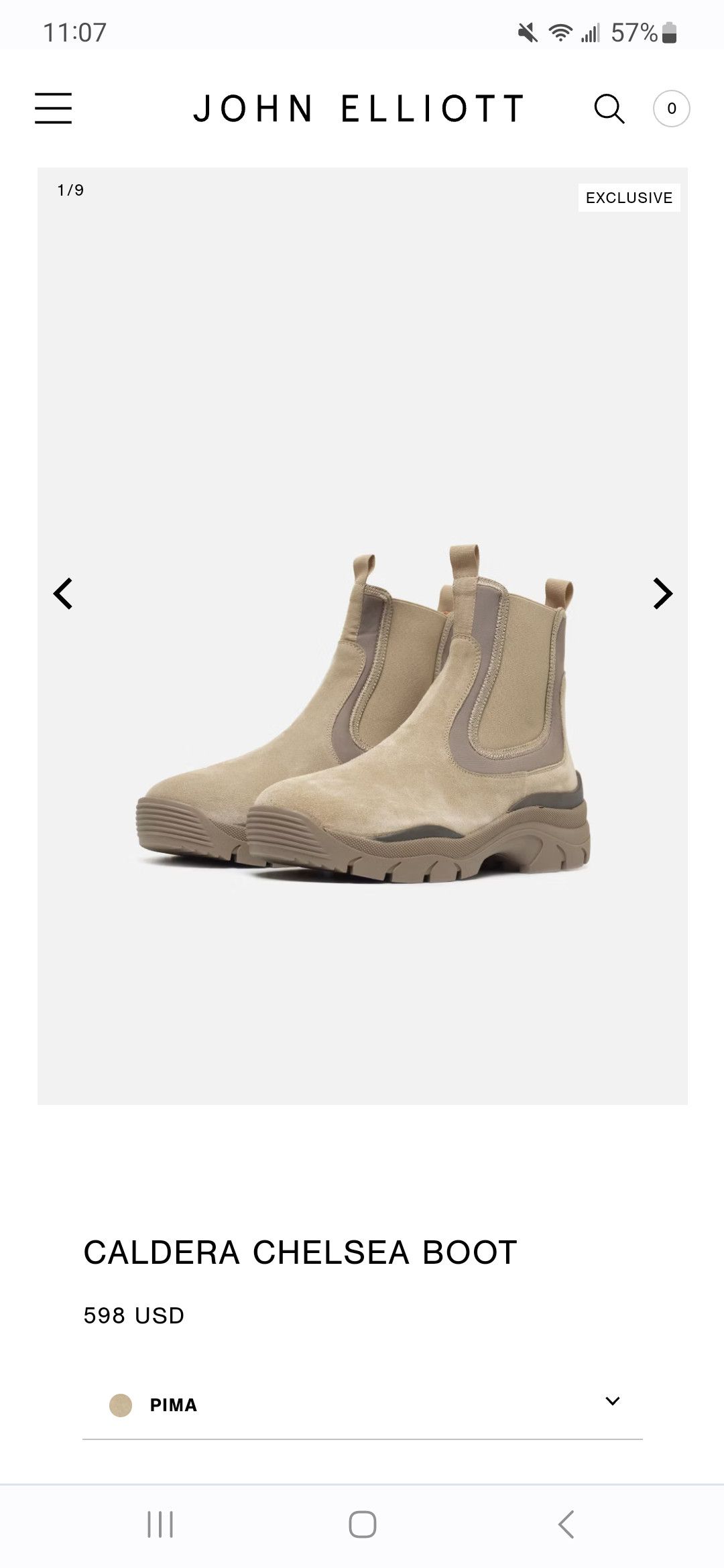 John Elliott CALDERA CHELSEA BOOT | Grailed