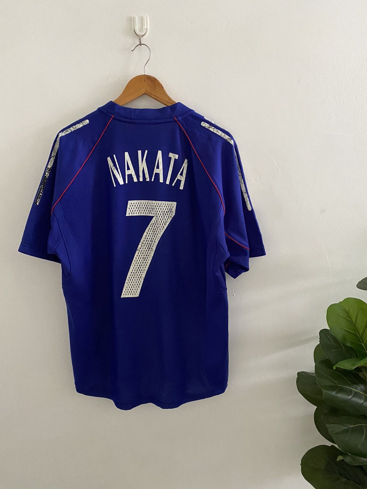 Adidas Vintage NAKATA Japan 2002 Jersey Samurai Blue | Grailed