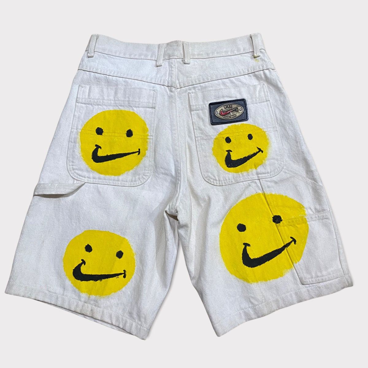 Nike Vintage Nike Swoosh Custom Made Smiley Nirvana Inspired | Grailed