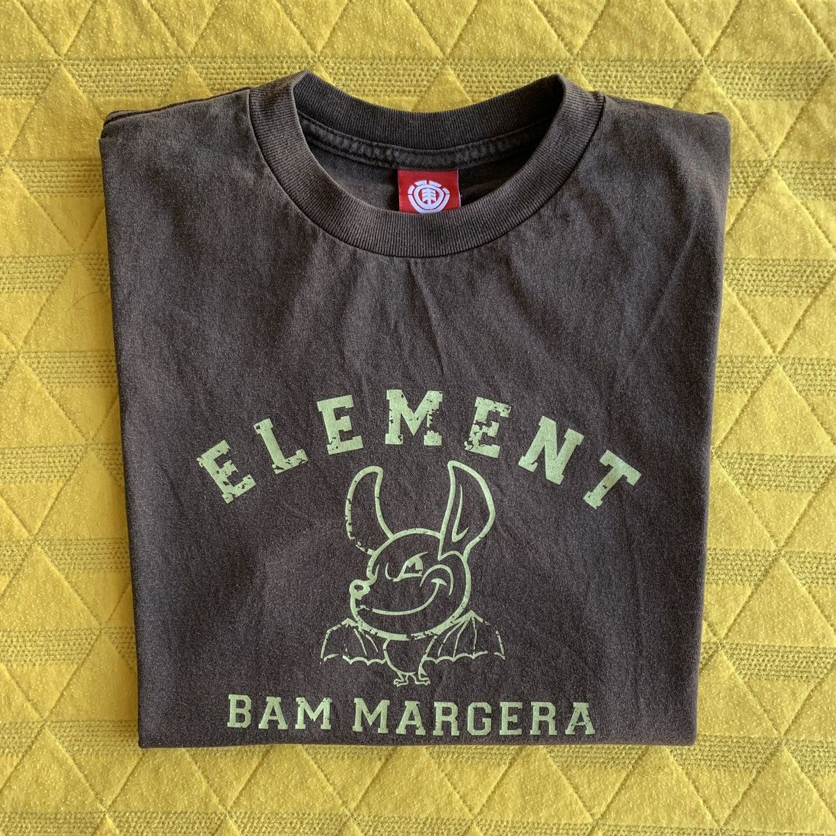 Element × Vintage VTG Bam Margera Element Skate Tee Medium Varsity Bat ...