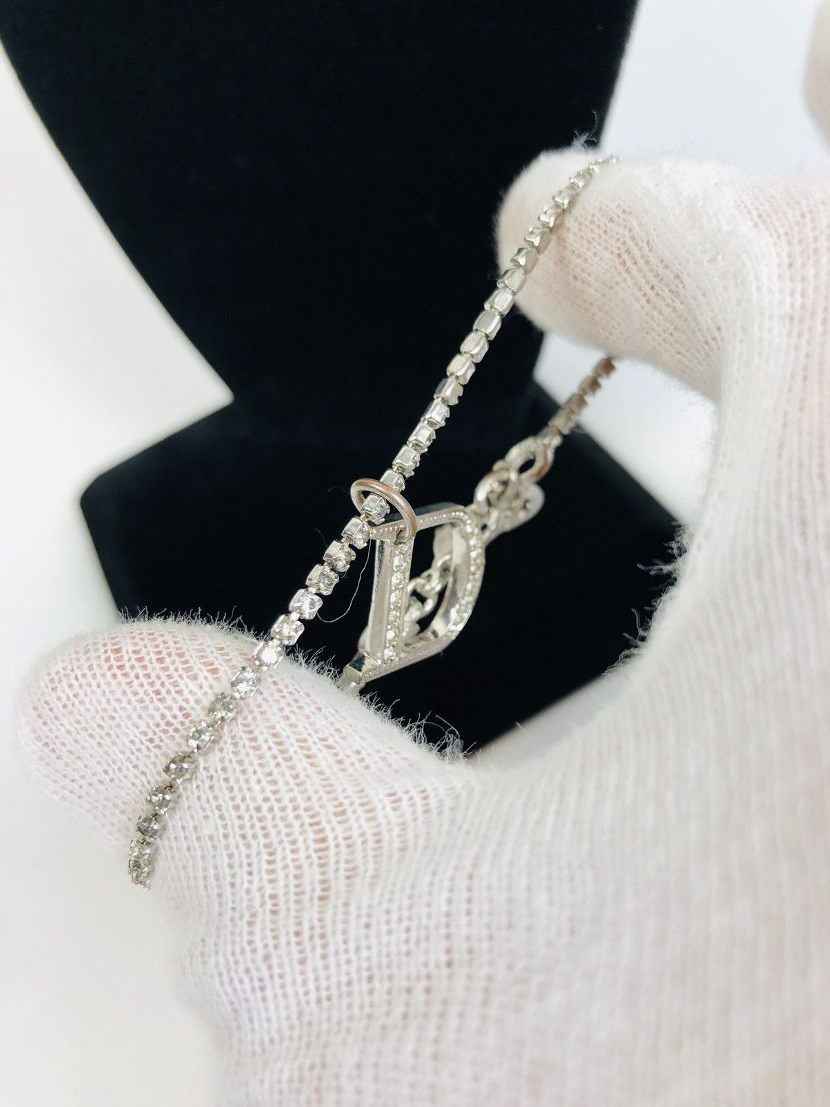 Dior Dior encrusted logo bracelet | Grailed