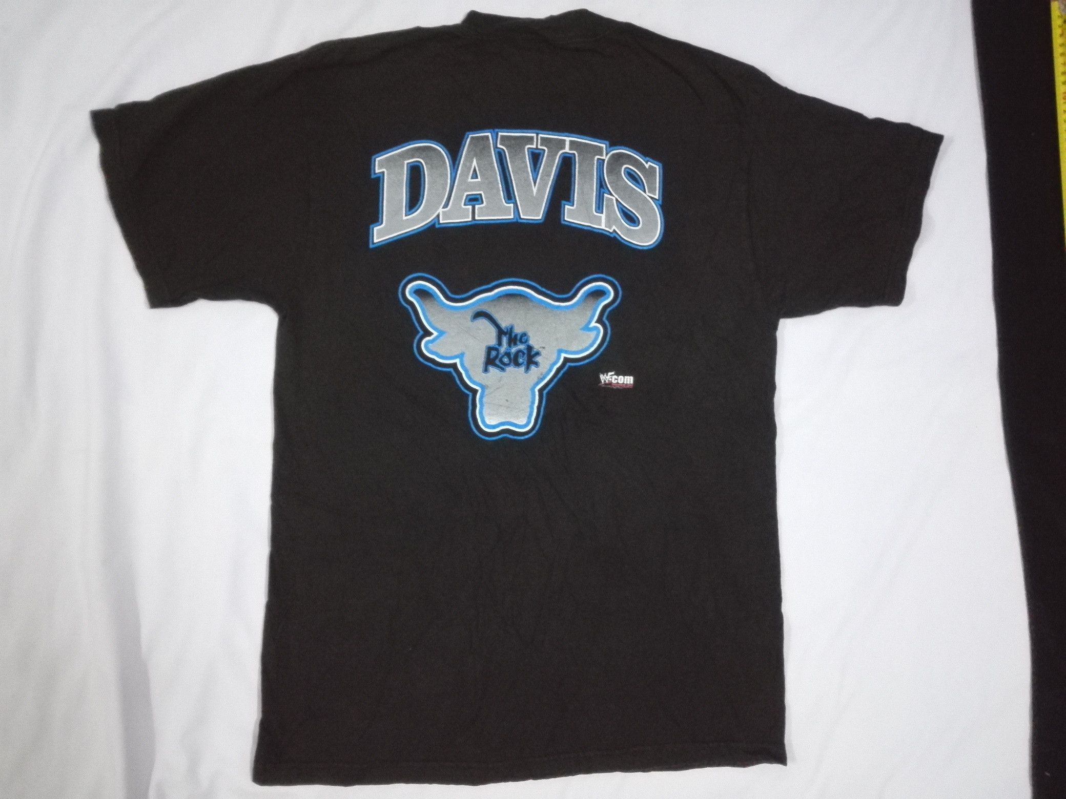 Logo 7 × Vintage × Wwe RARE THE ROCK DAVIS WWF WWE WCW 1990s 90s Medium ...