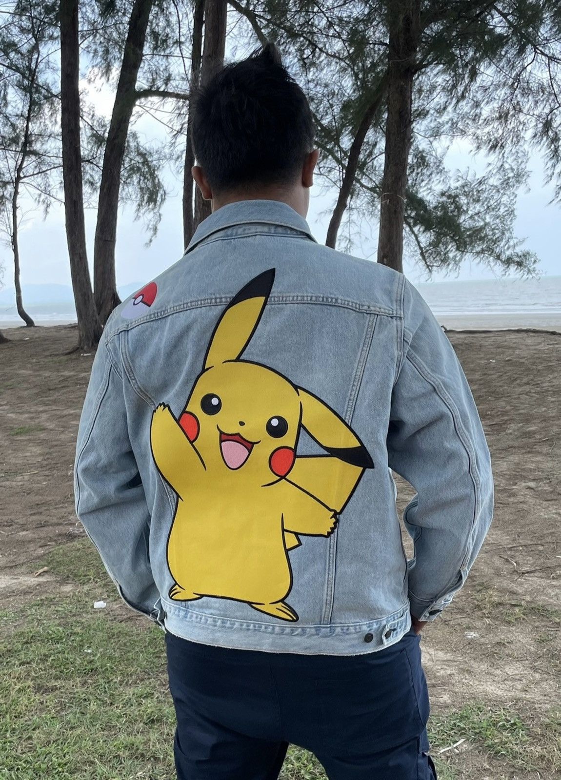 Japanese Brand × Levi's × Pokemon nwt pokemon X levis trucker jacket ...
