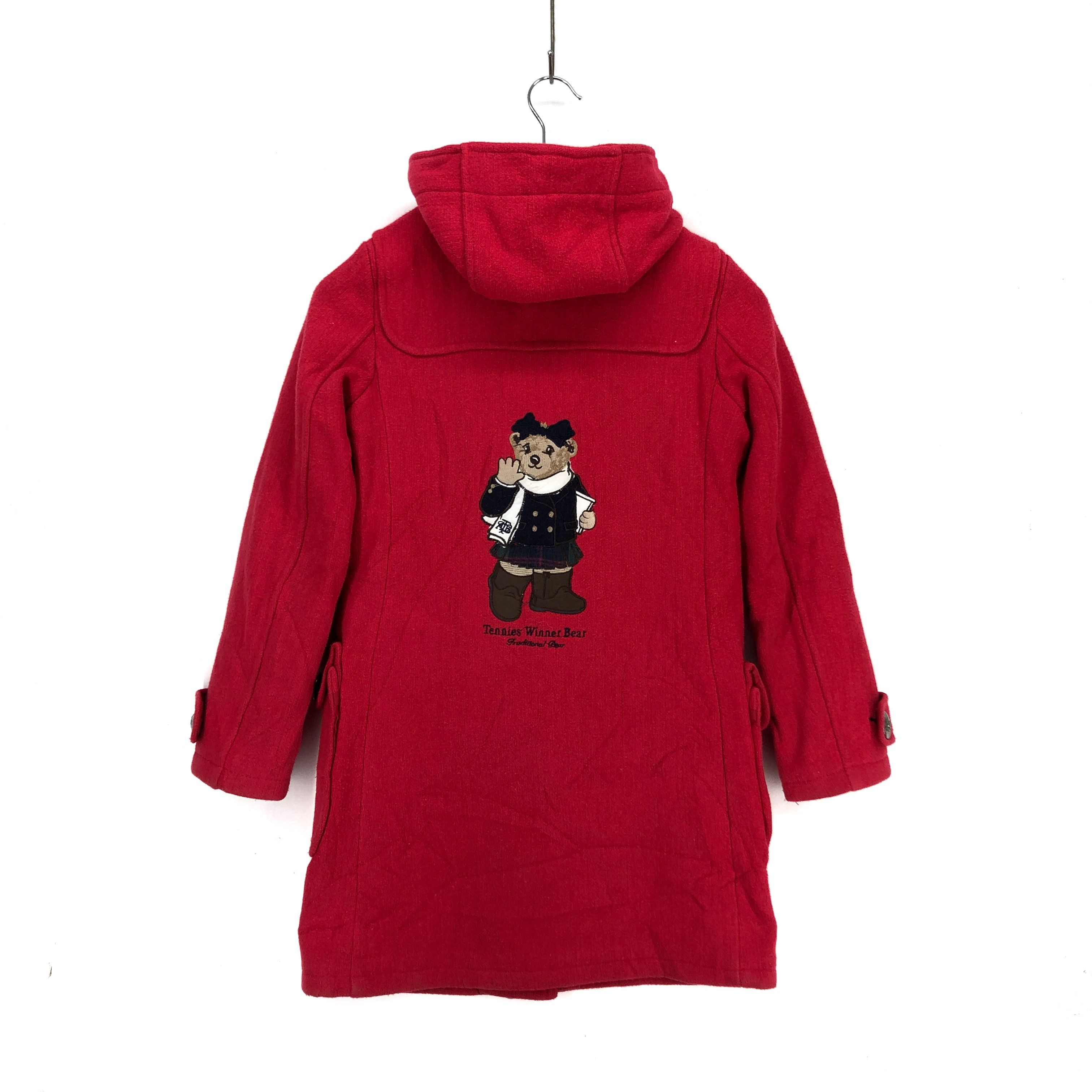 Rare Vintage TENNIES WINNER BEAR duffle coat bear logo | Grailed