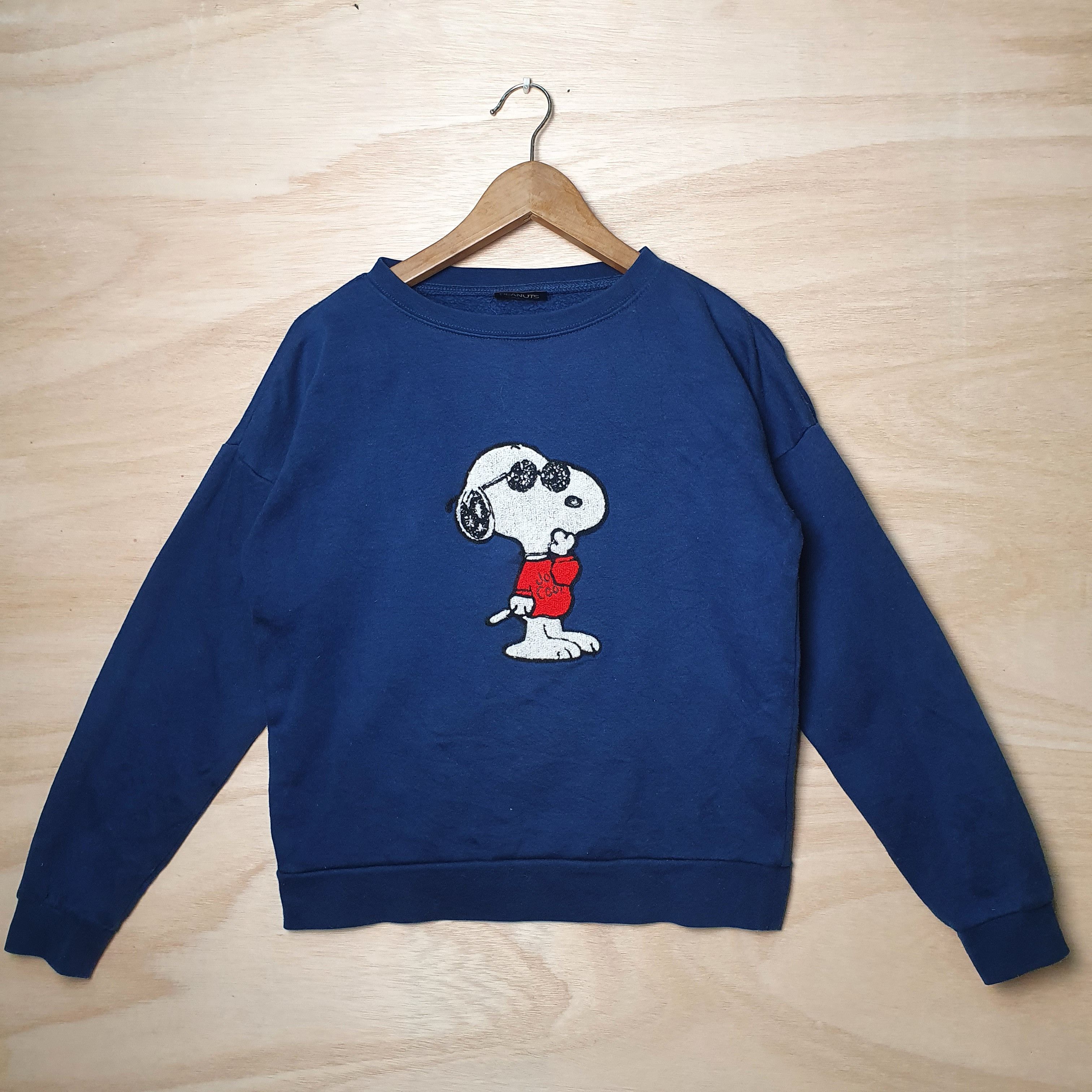 Peanuts EMBROIDERY SNOOPY JO COOL SWEATSHIRT | Grailed