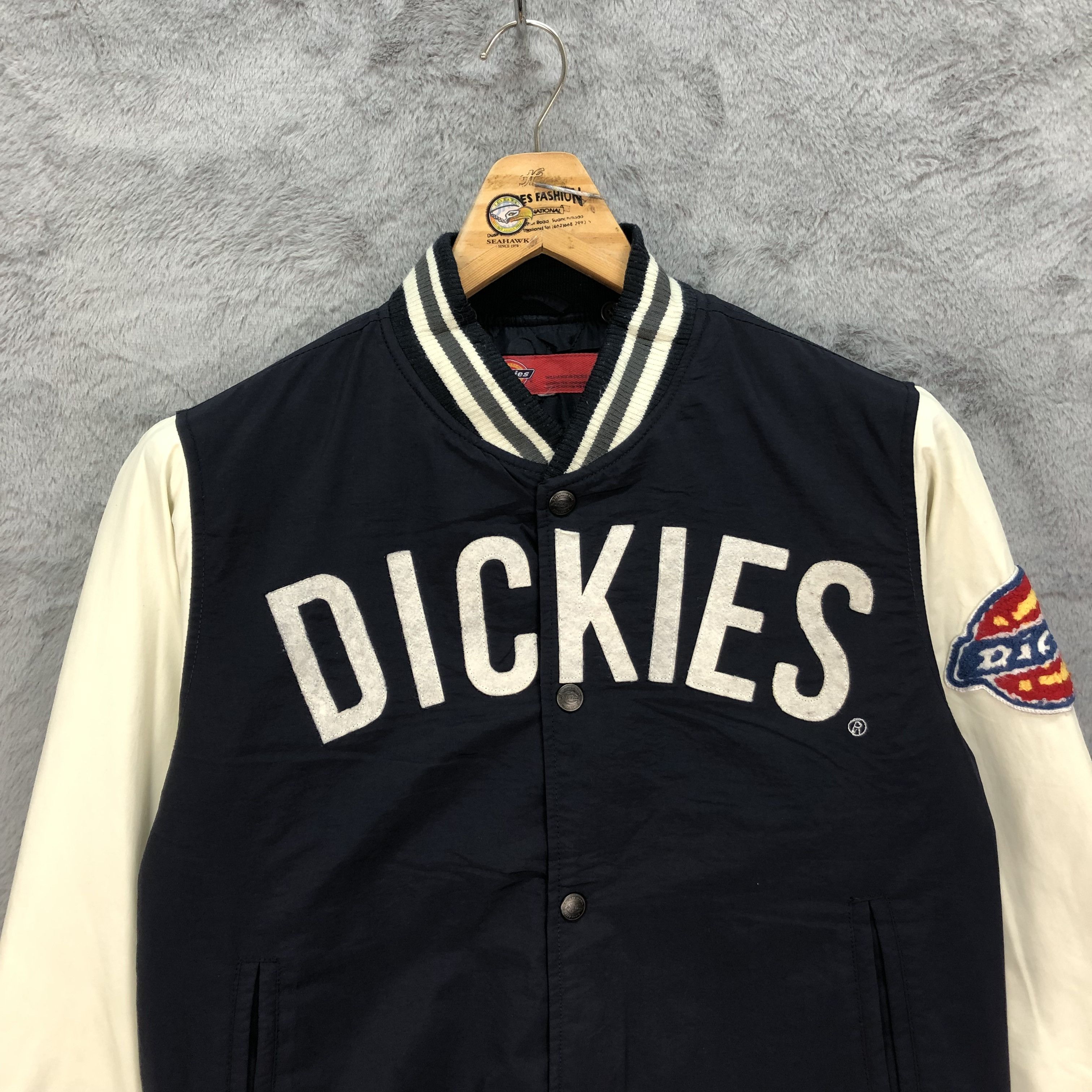 Dickies Dickies Big Spell Out Logo Varsity Jacket #4908-27 | Grailed