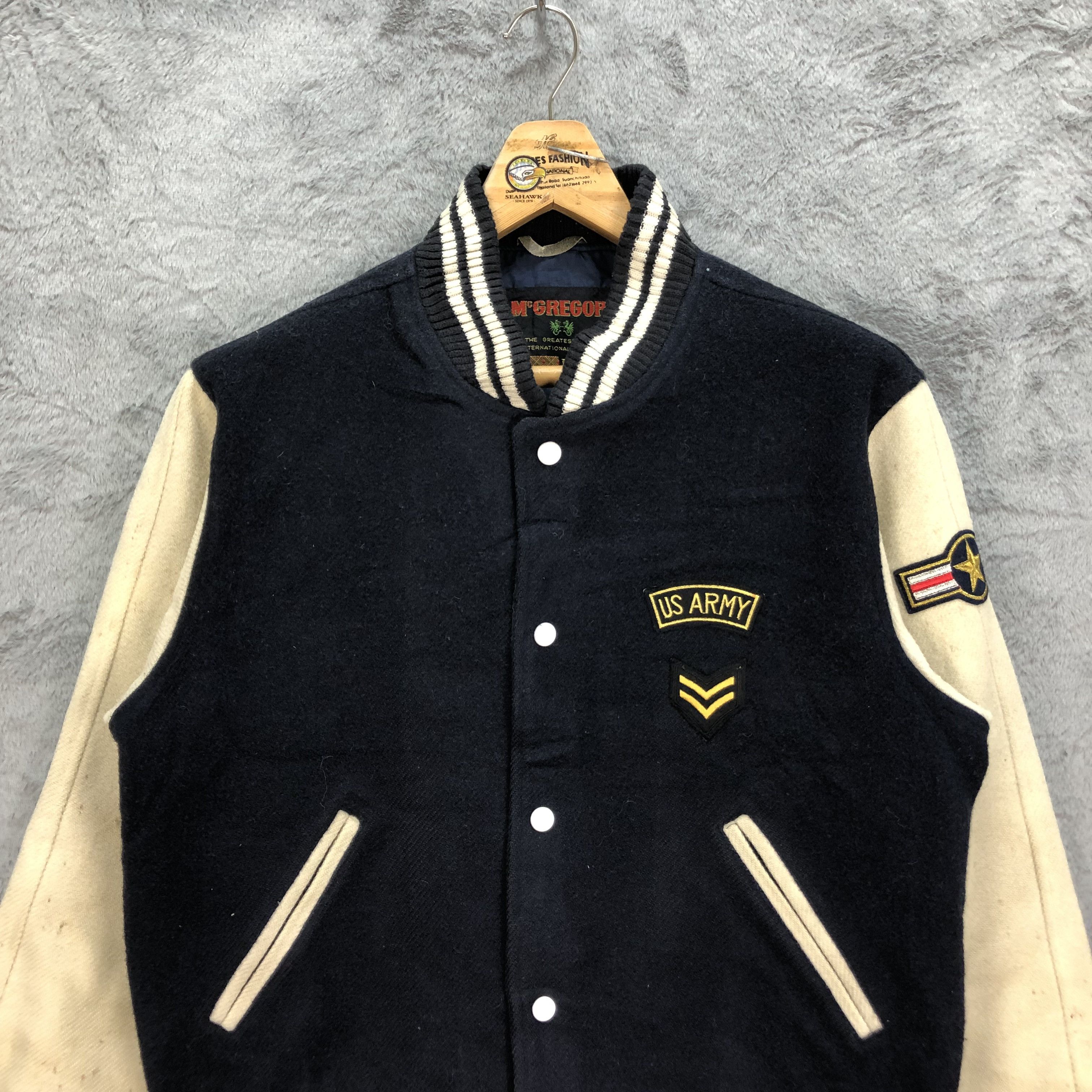 Mcgregor Vintage Mcgregor Us Army Varsity Jacket #4902-175 | Grailed
