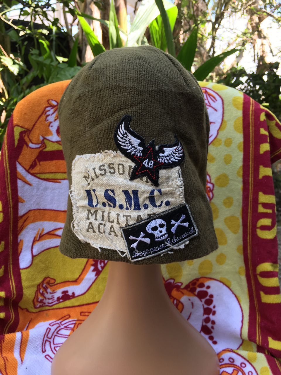 Military × Usmc USMC CUFFED ARMY GREEN BEANIES | Grailed