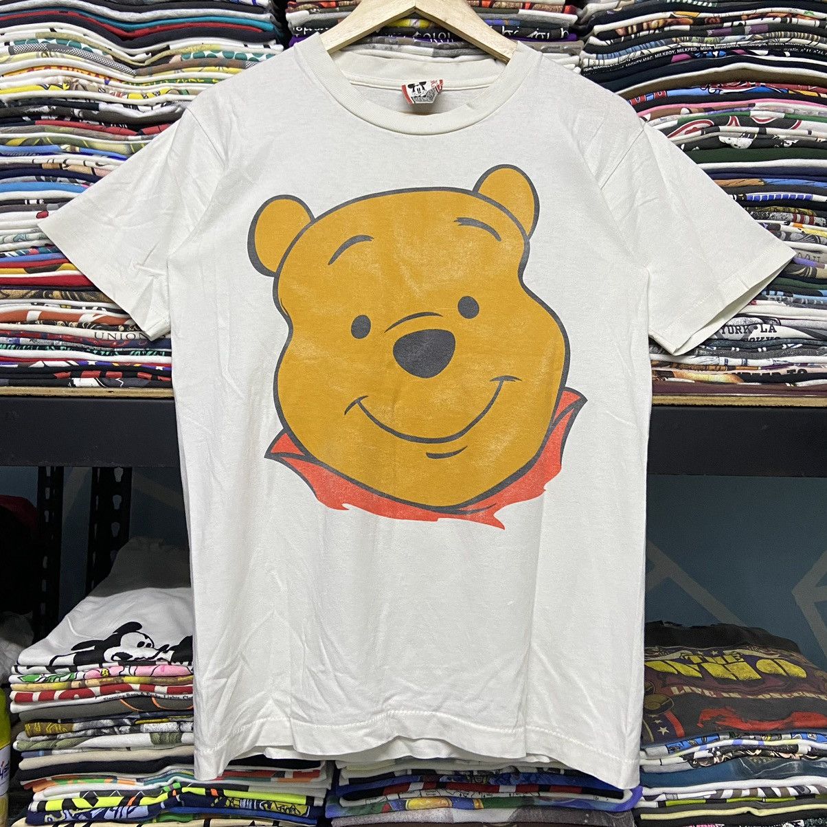 Disney × Vintage Vintage 90s Super Rare Pooh Big Face Tshirt | Grailed
