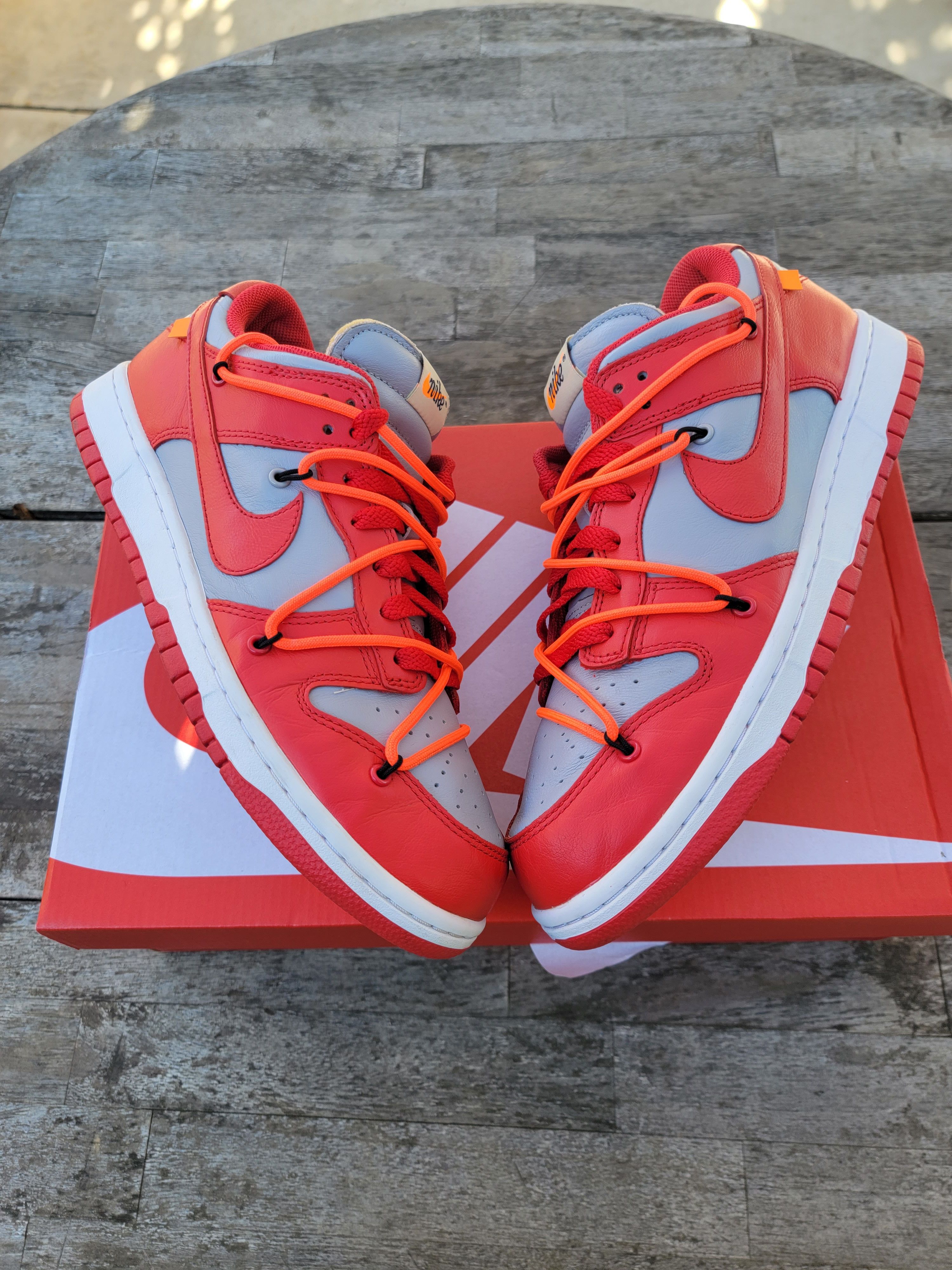 Nike Off White Dunk University Red | Grailed