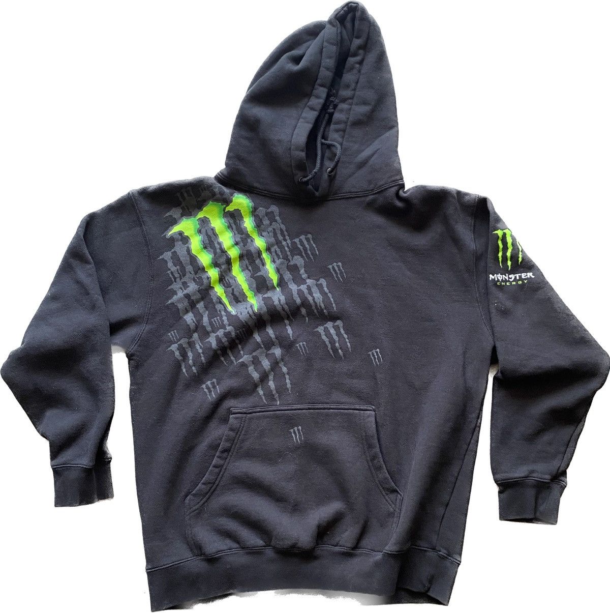 Vintage Monster Energy Drink Hoodie Y2K sweater all over print L | Grailed