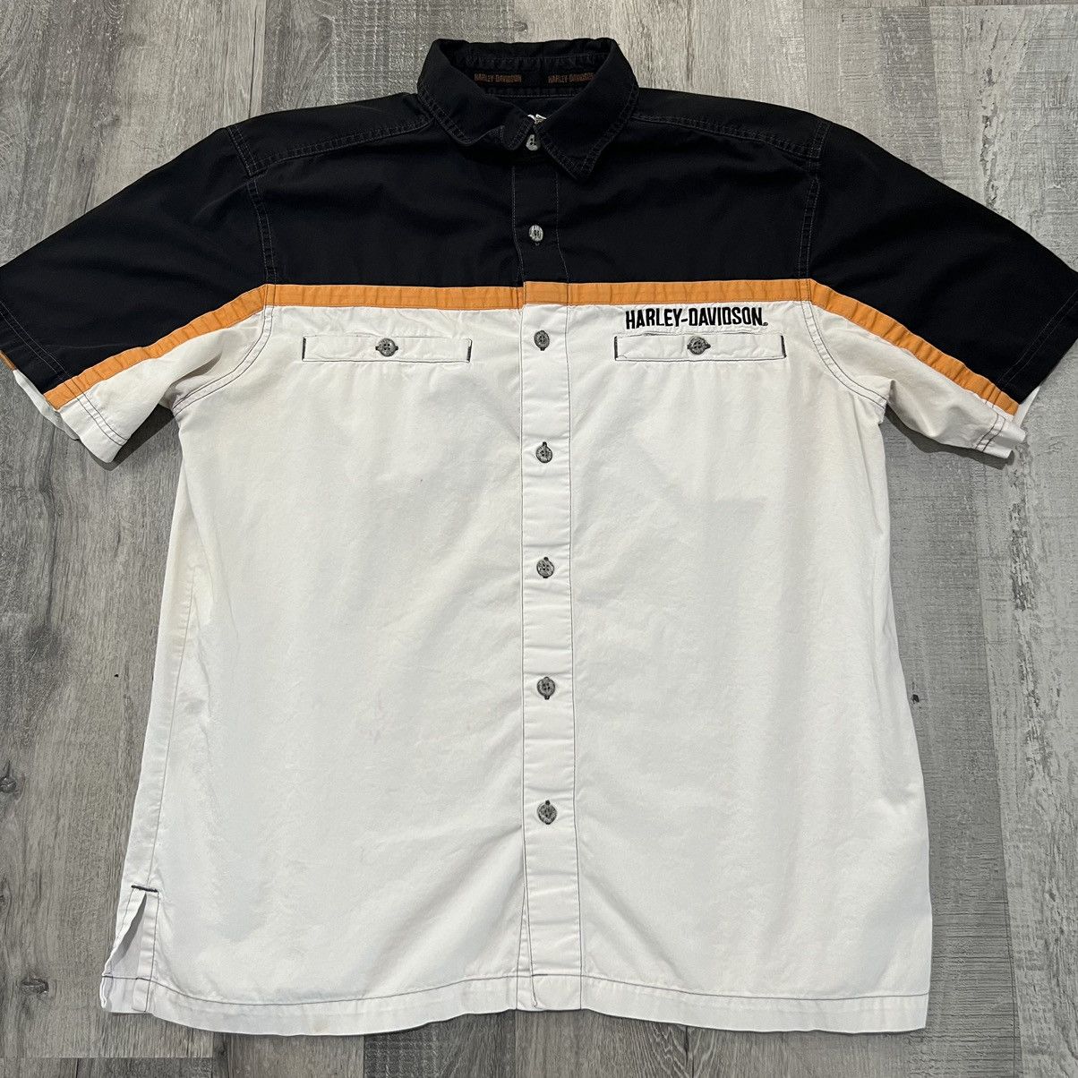 Vintage VTG Harley Davidson Mechanic Motorcycle Biker Work Shirt | Grailed