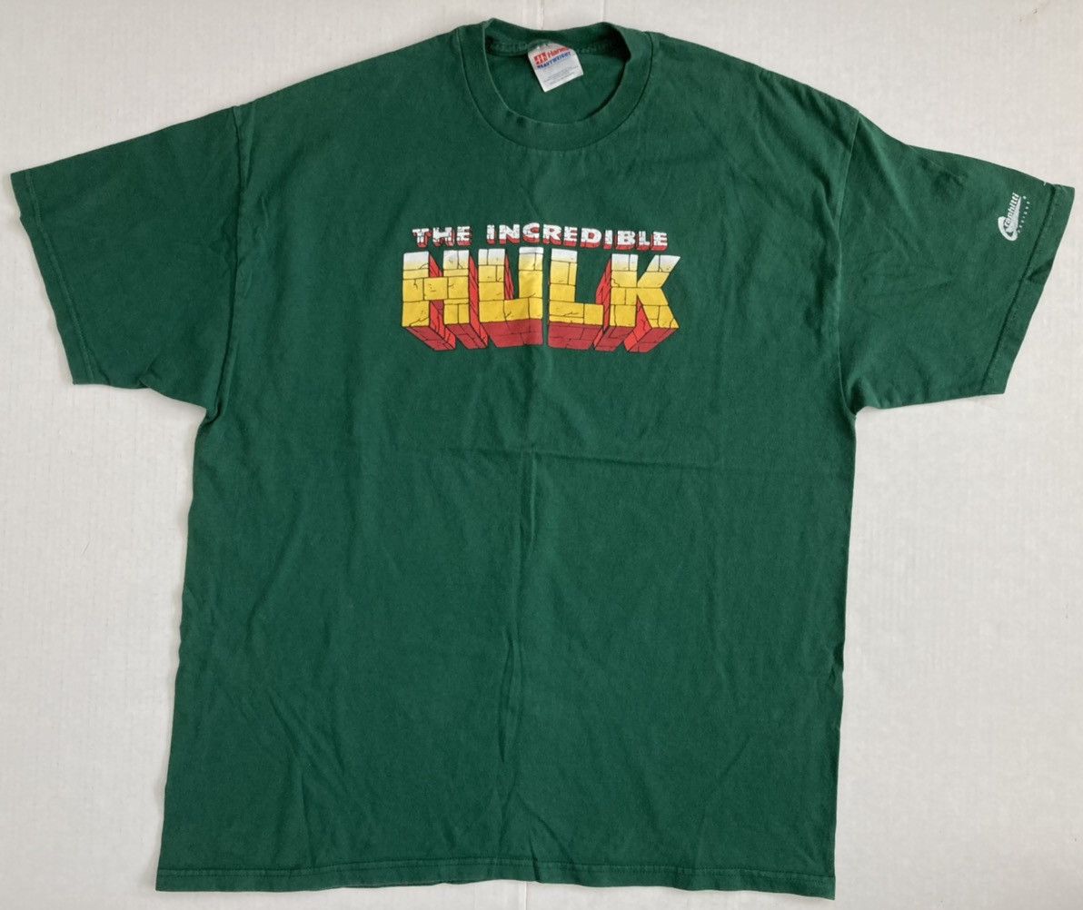 Vintage INCREDIBLE HULK SHIRT MARVEL COMICS 2000 GRAPHITTI VINTAGE ...