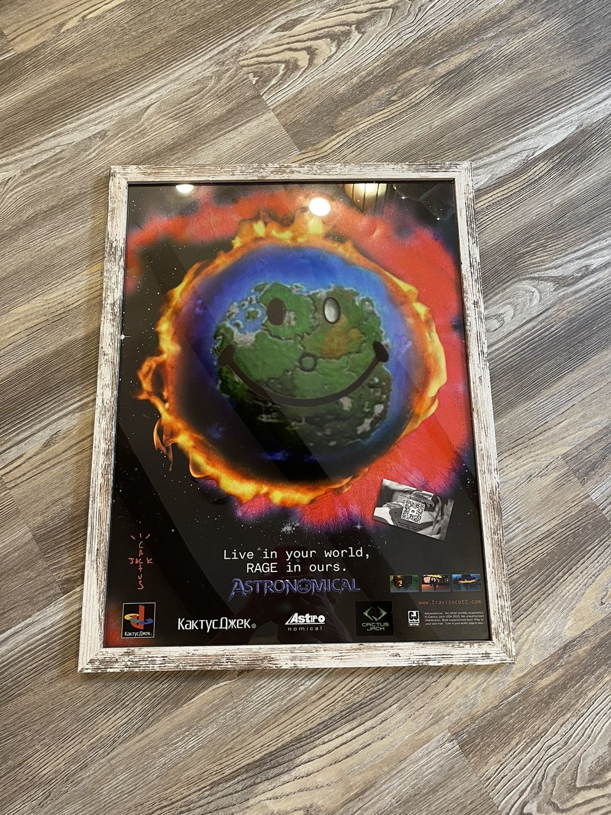 Travis Scott Travis Scott Astronomical Fortnite Map 18” x 24” Poster ...