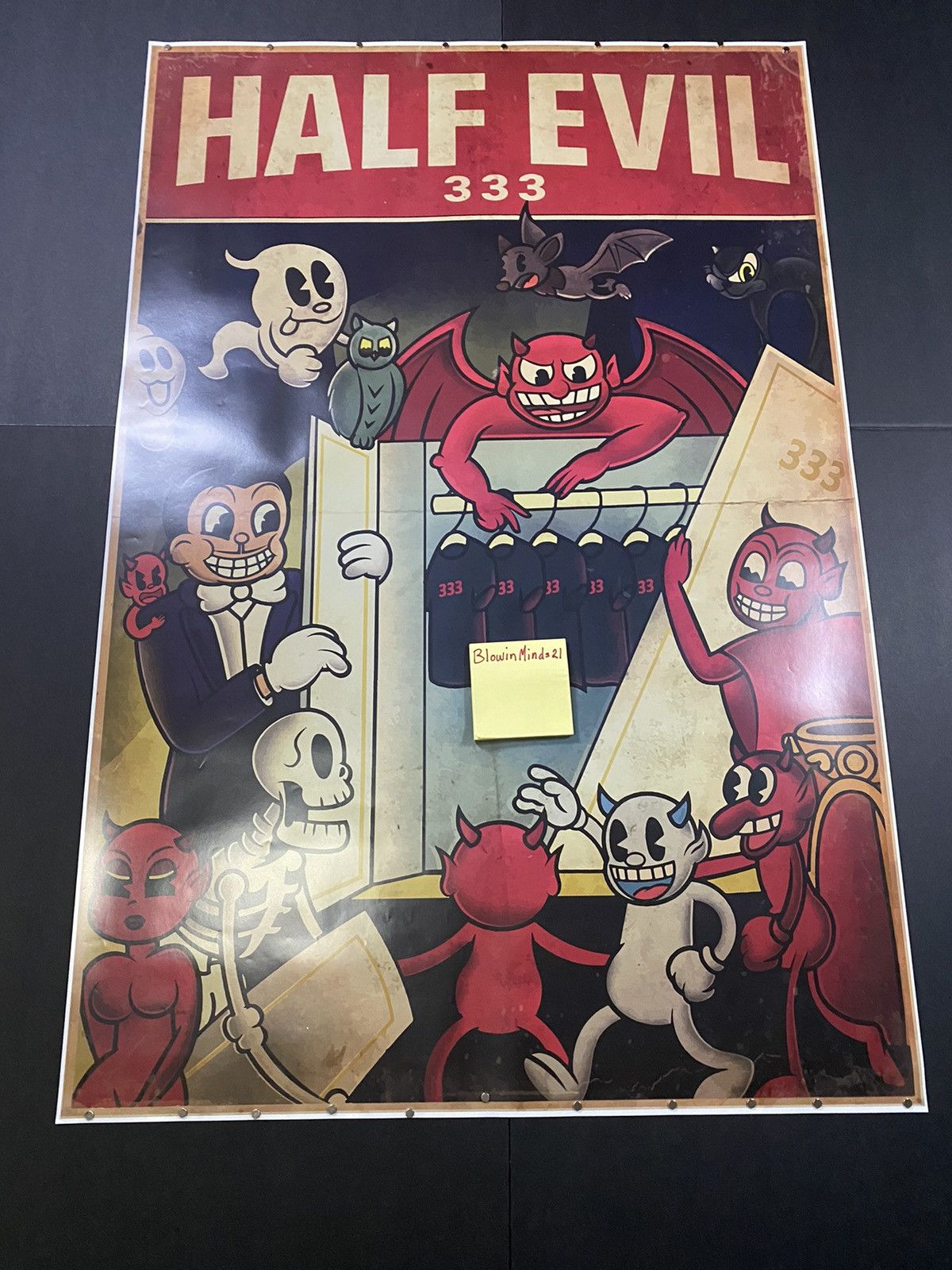 Half Evil Half Evil “Vintage Movie” Poster | Grailed