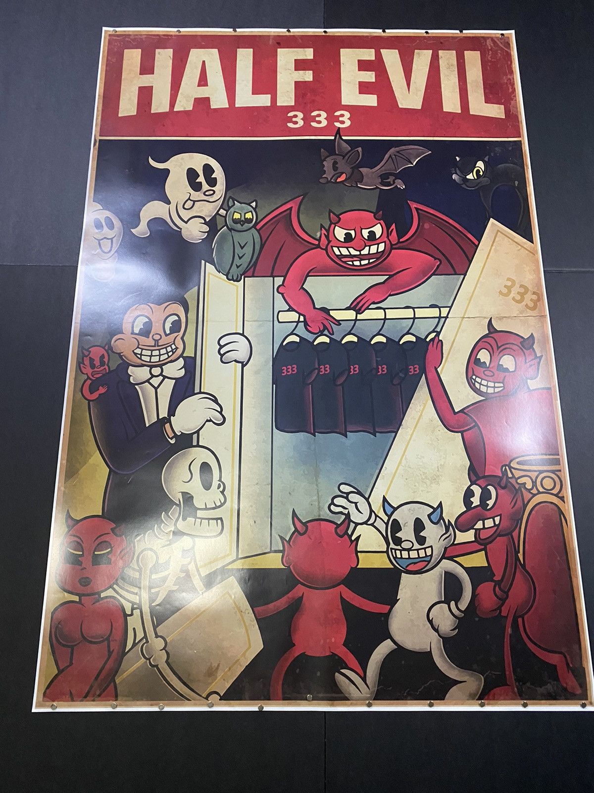 Half Evil Half Evil “Vintage Movie” Poster | Grailed