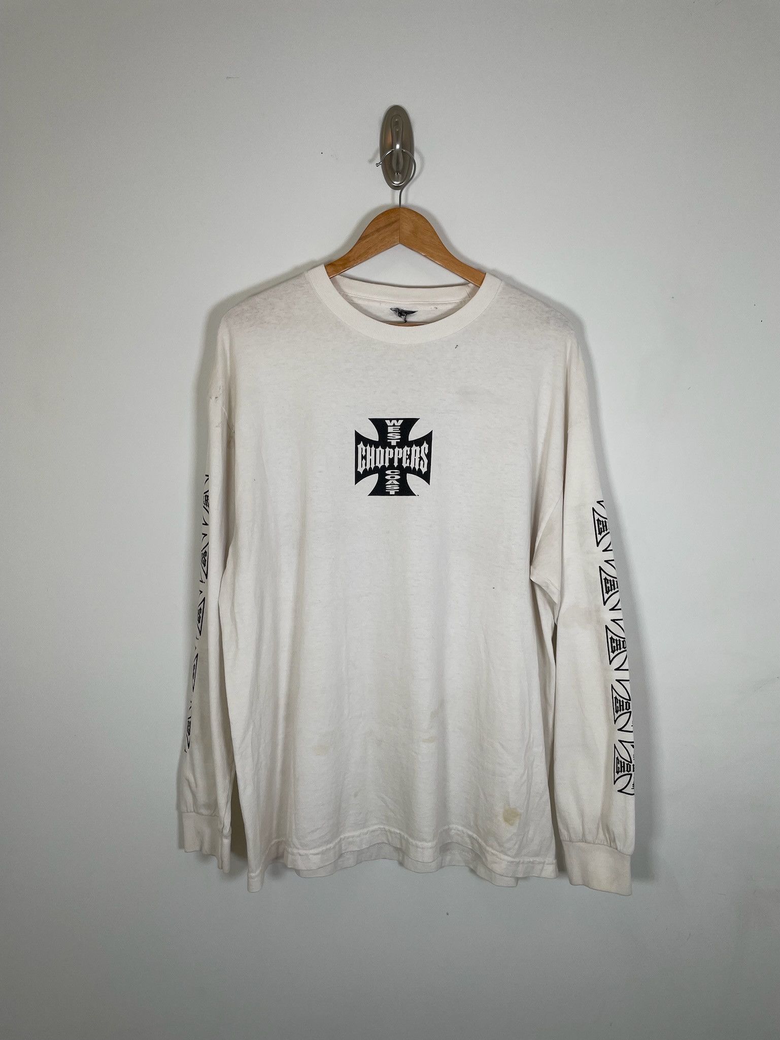 Vintage 🔥MOTORCYCLE VINTAGE🔥90s WEST COAST CHOPPERS Long Sleeve L | Grailed