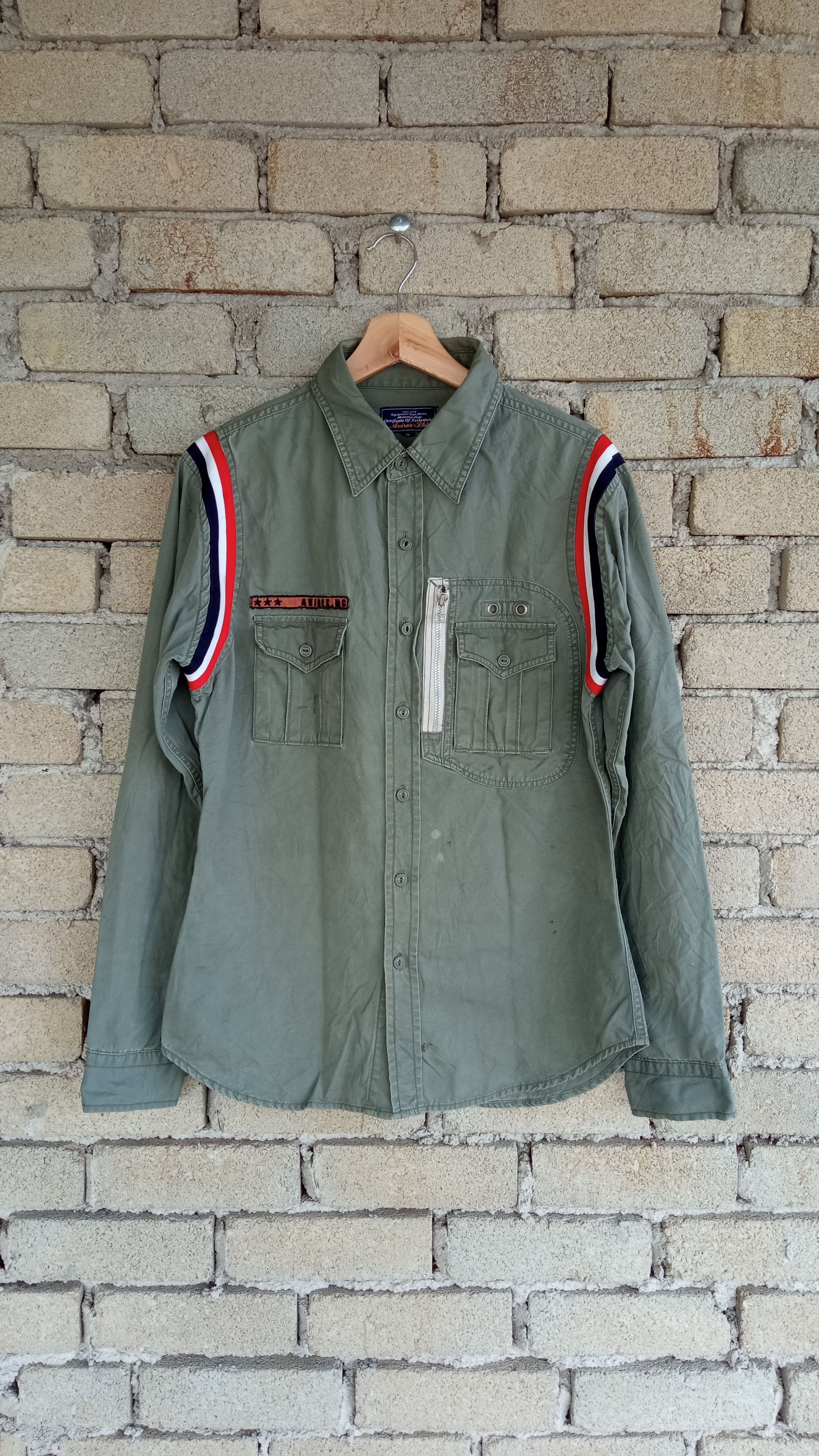 Avirex × Japanese Brand × Vintage 🔥🔥Vintage Avirex Military Style Shirt ...