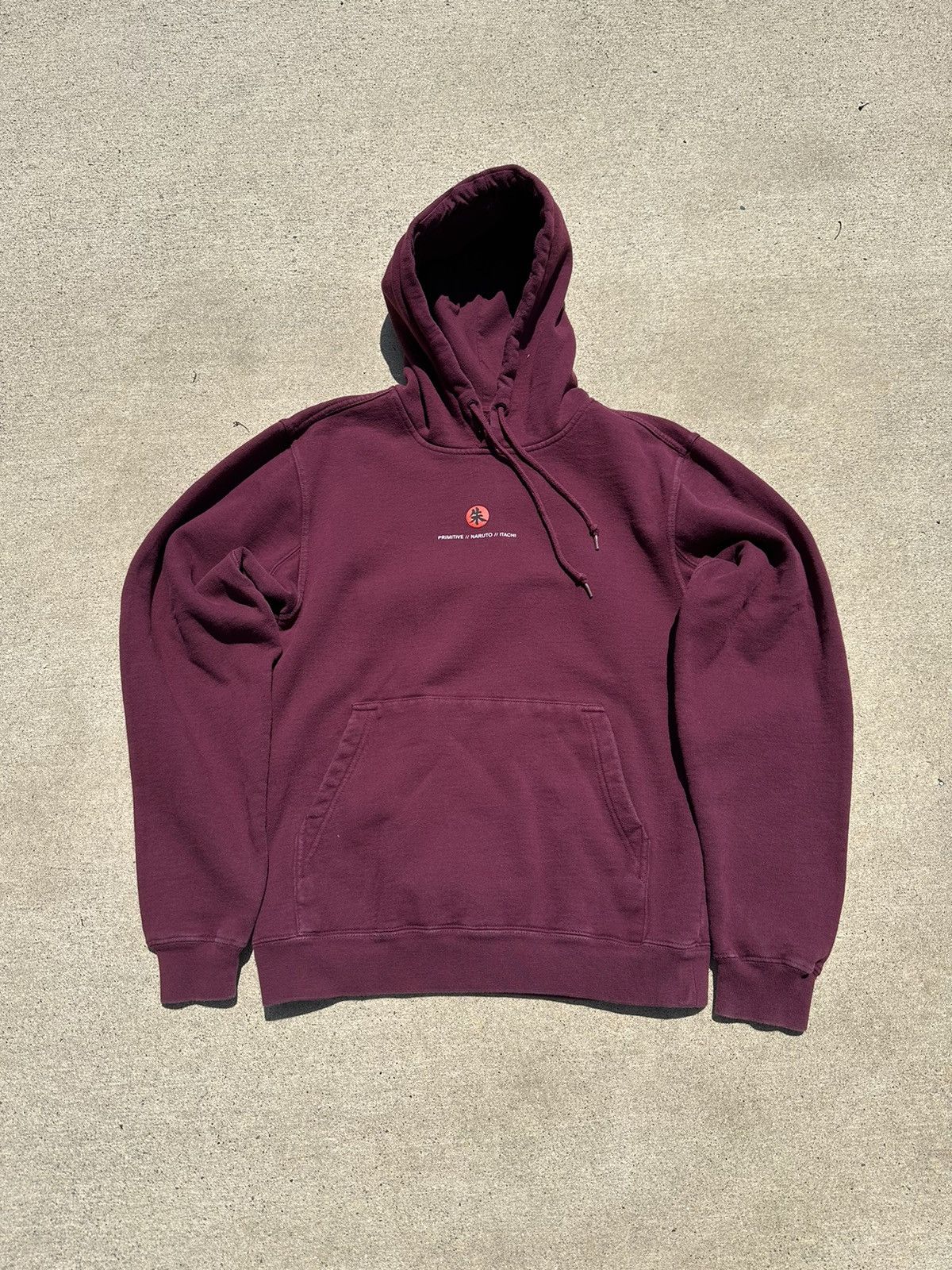 Primitive Maroon Primitive Naruto Itachi Anime Hoodie | Grailed