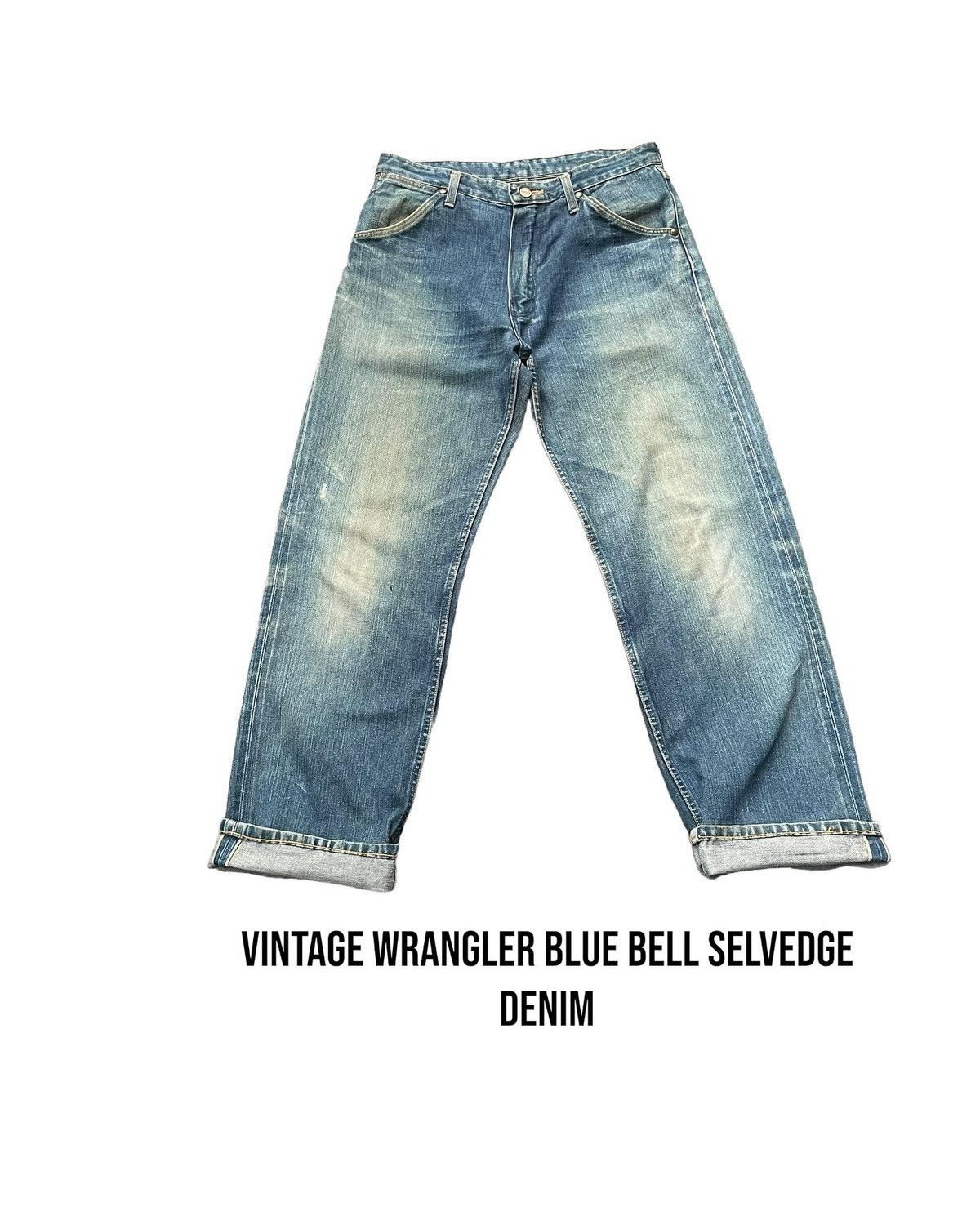 Japanese Brand × Vintage × Wrangler Vintage Wrangler Blue Bell Selvedge ...