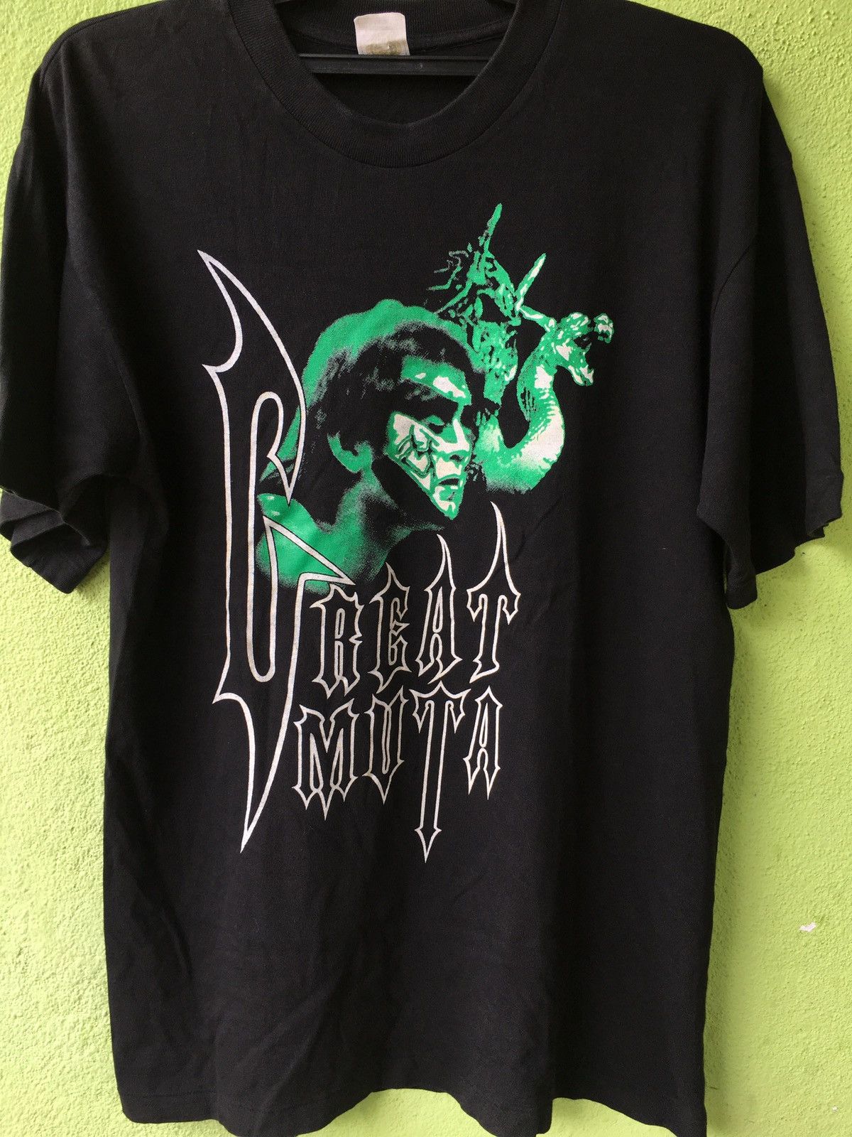 Streetwear × Vintage × Wcw/Nwo vintage japan wrestler great muta face ...