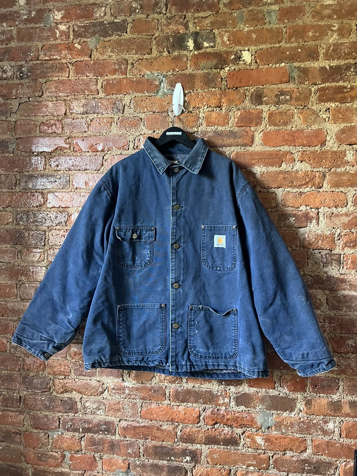 Carhartt × Vintage Vintage Carhartt Detroit Chore Jacket Blanket Lined ...