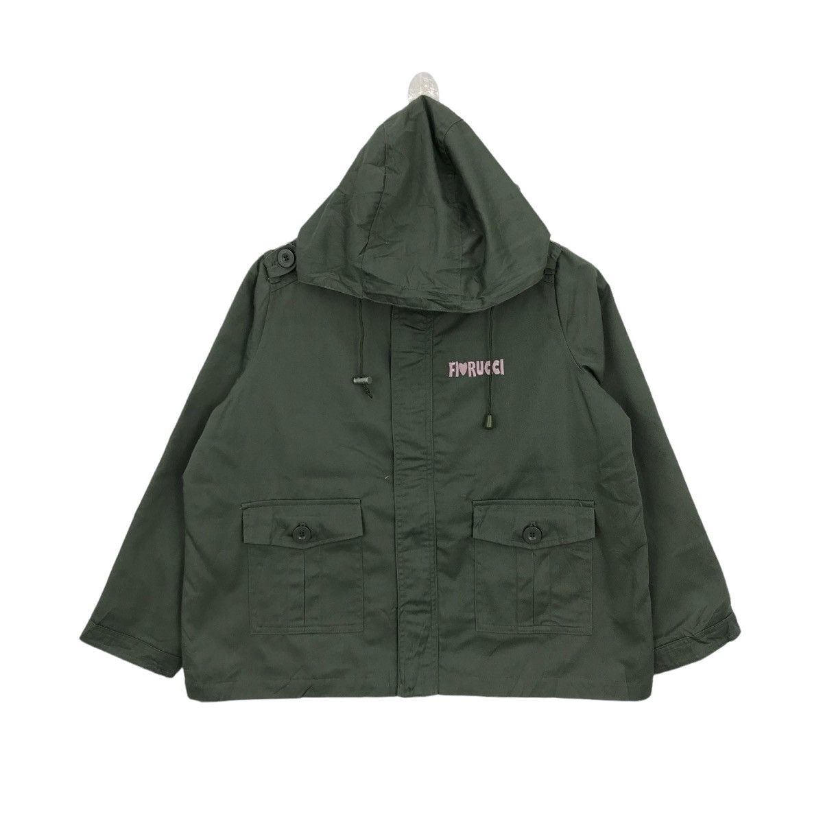 Fiorucci × Vintage FIORUCCI Jacket Parka Small Logo Embroidery Vintage ...