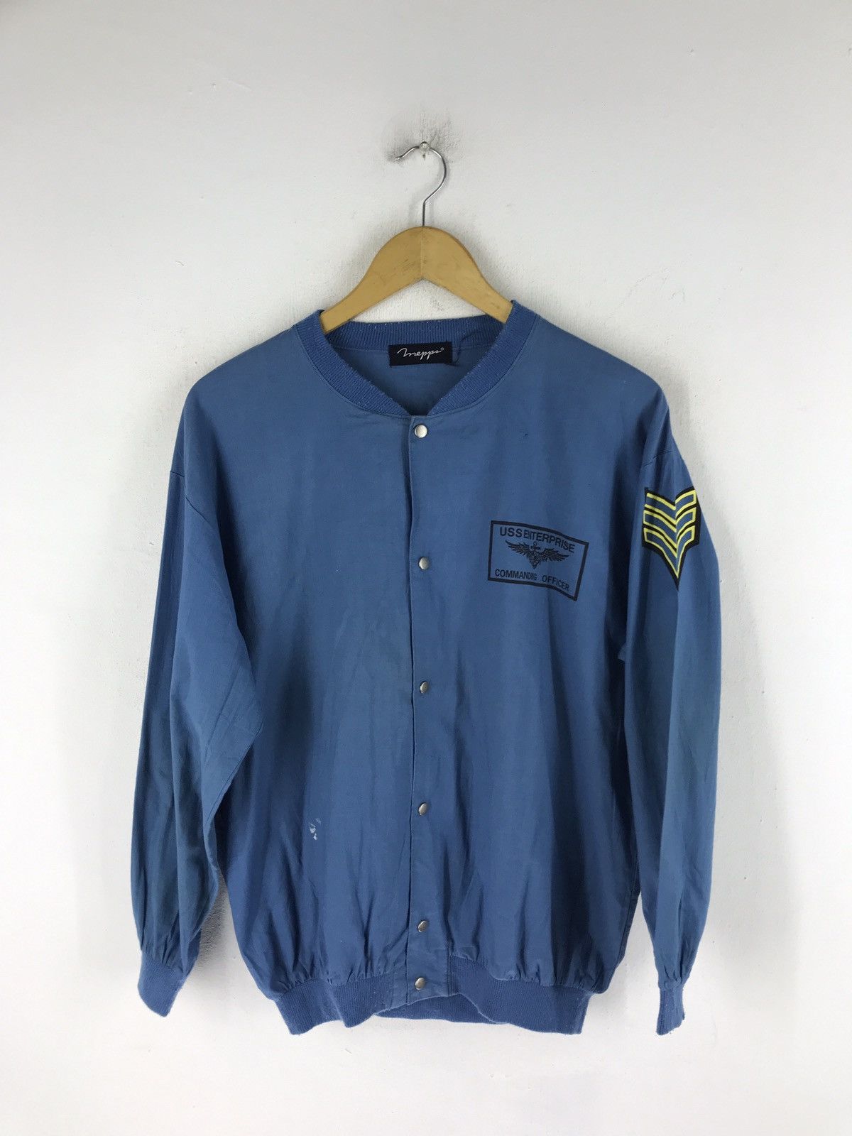 Japanese Brand × Military RARE VINTAGE MEPPA USS US ARMY TOMCAT SHIRT ...