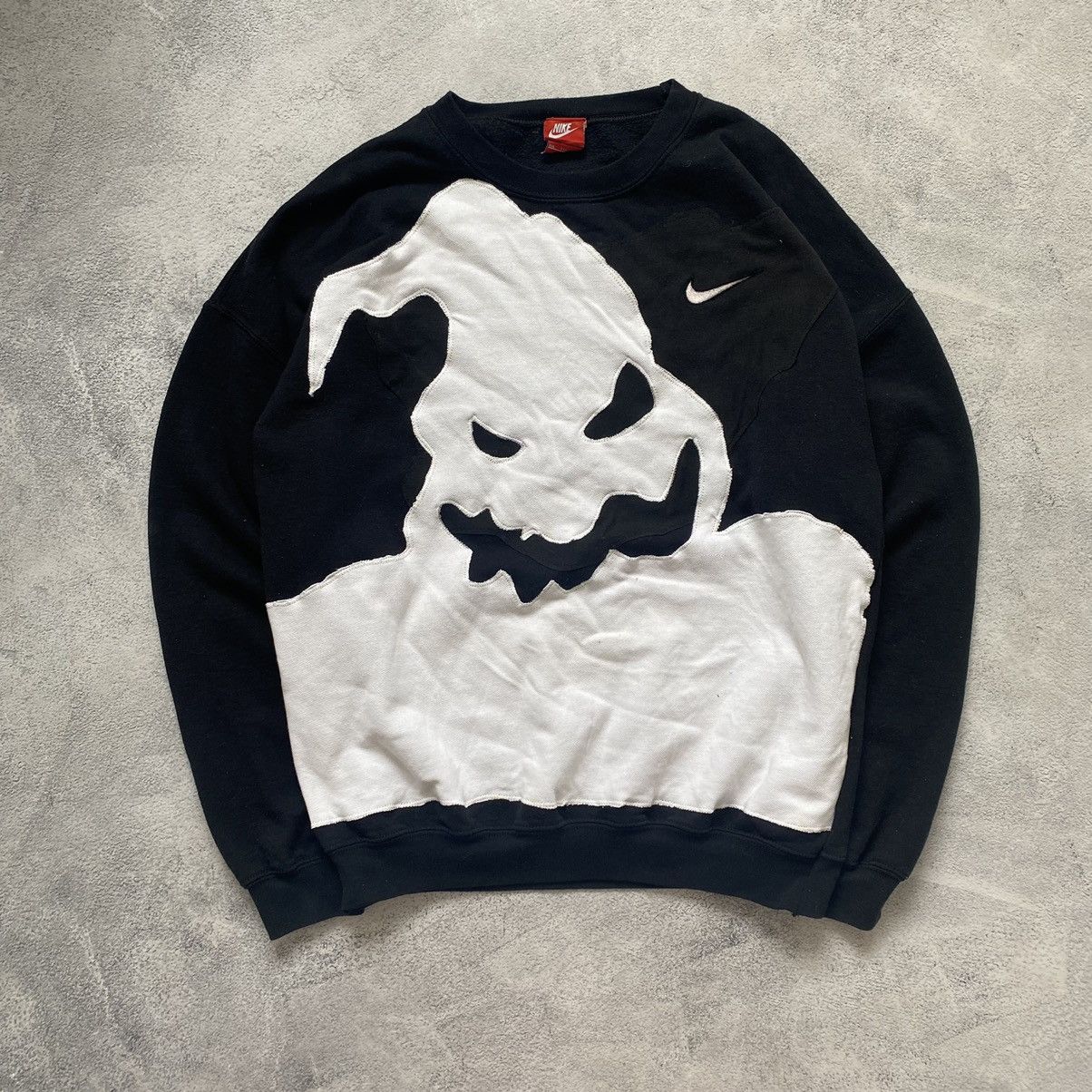 Custom × Nike × Streetwear vintage ghost custom nike y2k hoodie | Grailed